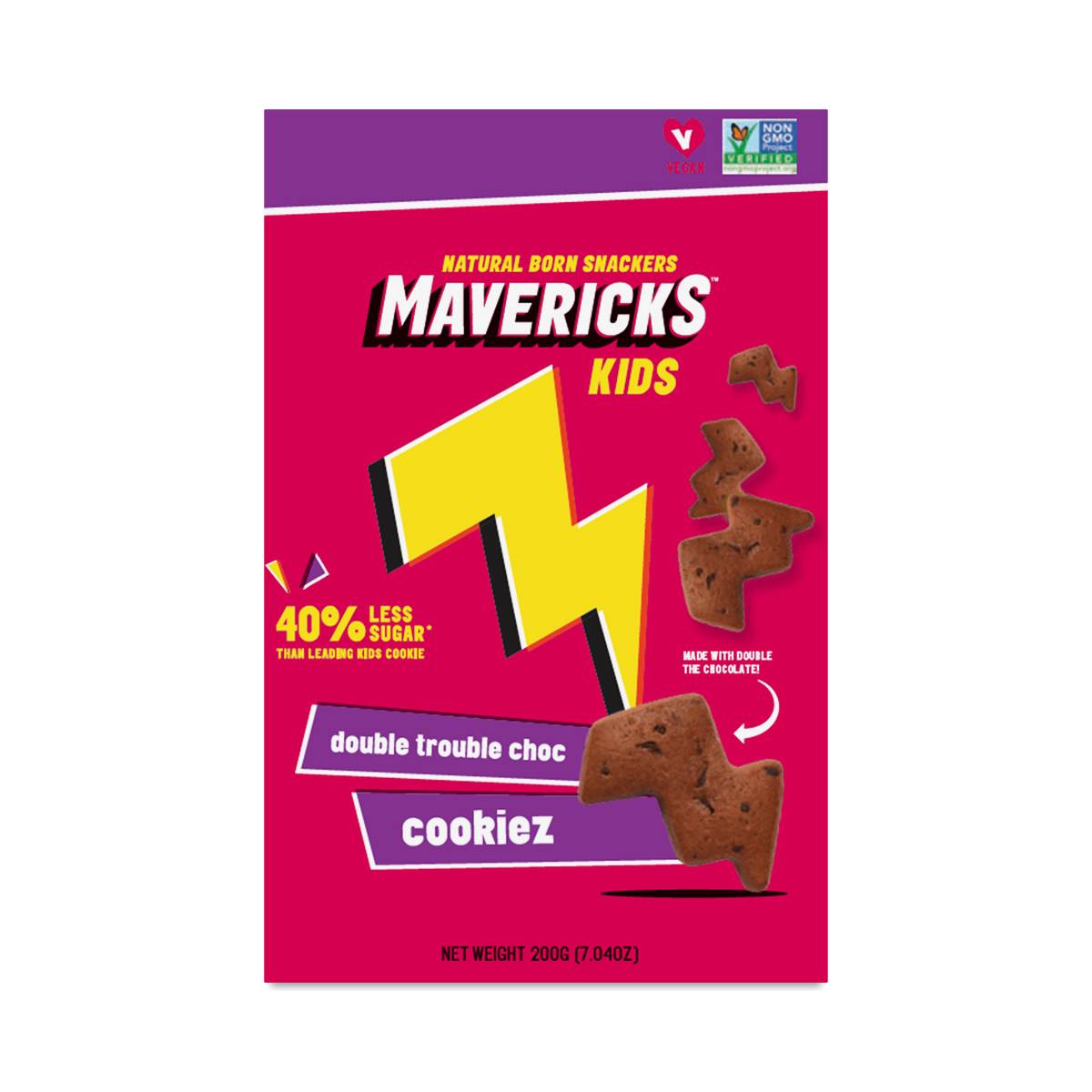 Mavericks Snacks Cookiez, Double Trouble Choc - Thrive Market