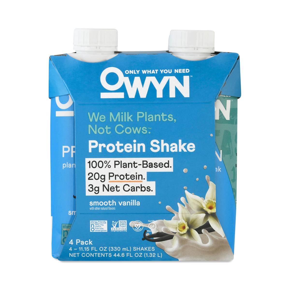 OWYN Plant-Based Protein Shake, Smooth Vanilla - Thrive Market