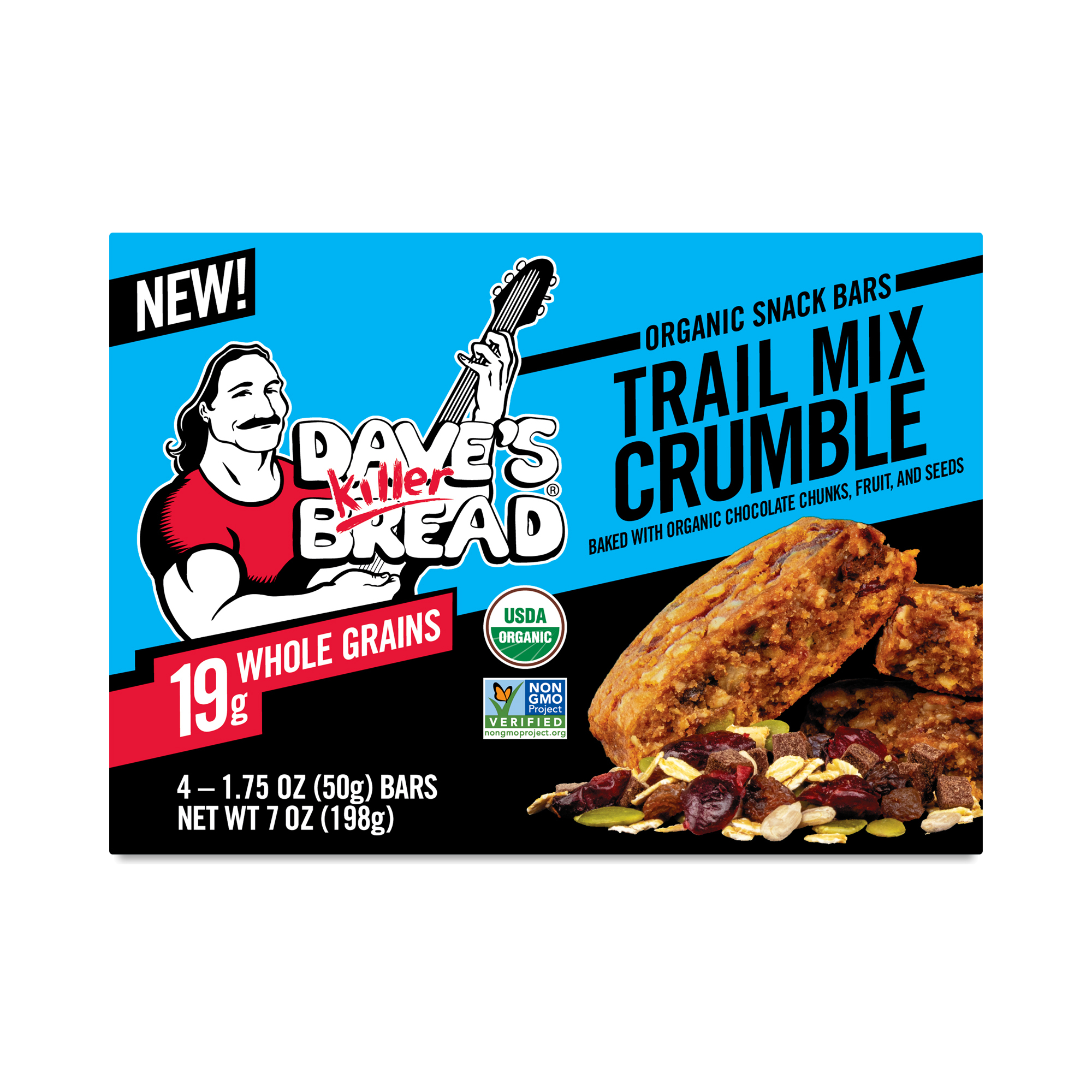 Dave's Killer Bread Organic Snack Bars, Trail Mix Crumble | Thrive Market