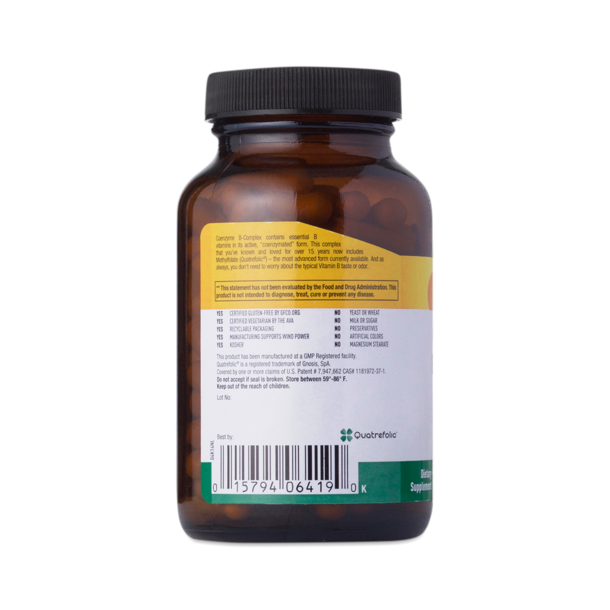 Coenzyme B-Complex Vegetarian Capsules by Country Life | Thrive Market