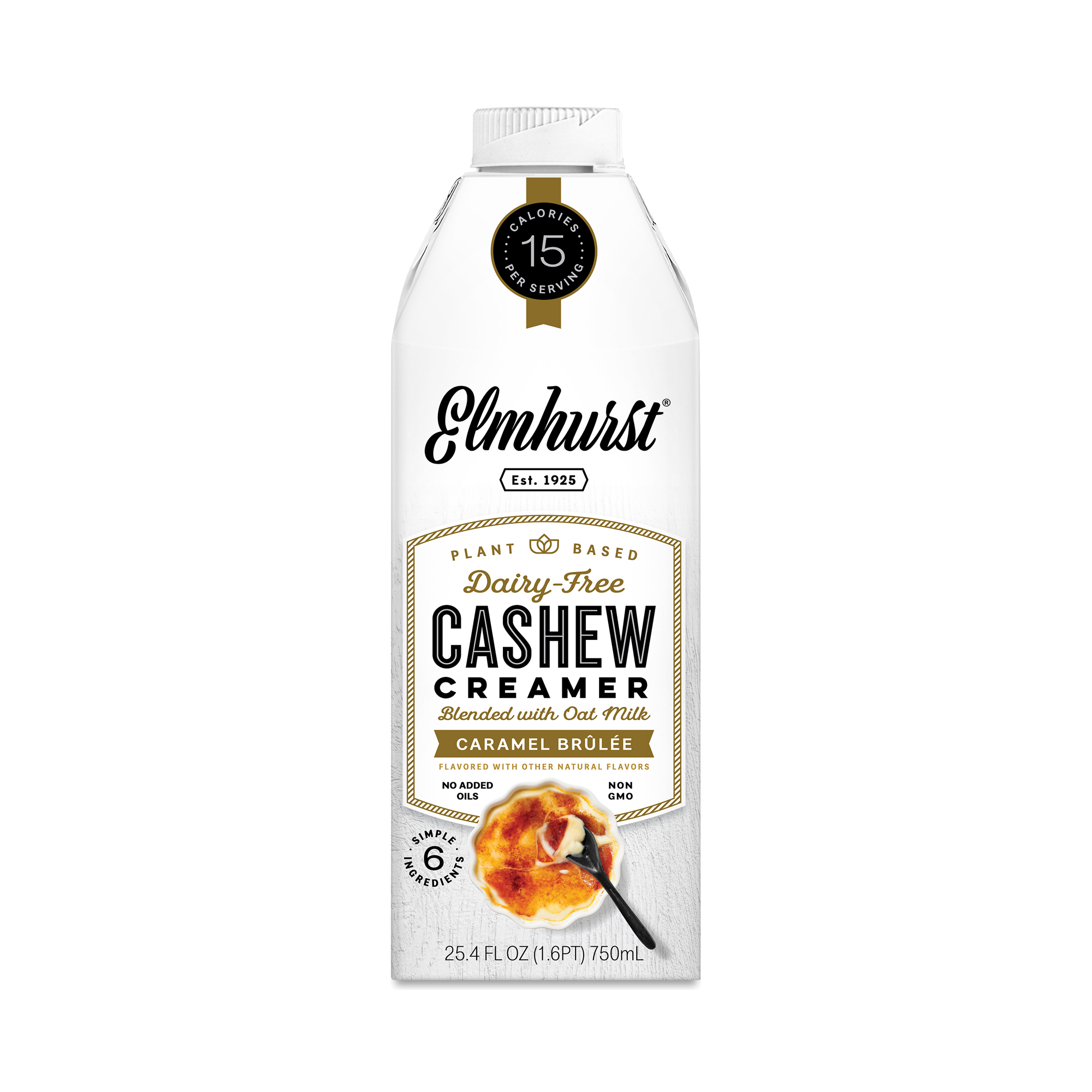 Elmhurst Cashew Creamer, Caramel Brulee | Thrive Market