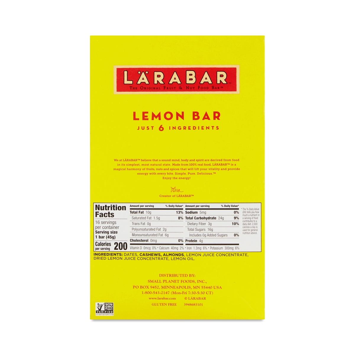 Larabar Lemon Bars - Thrive Market