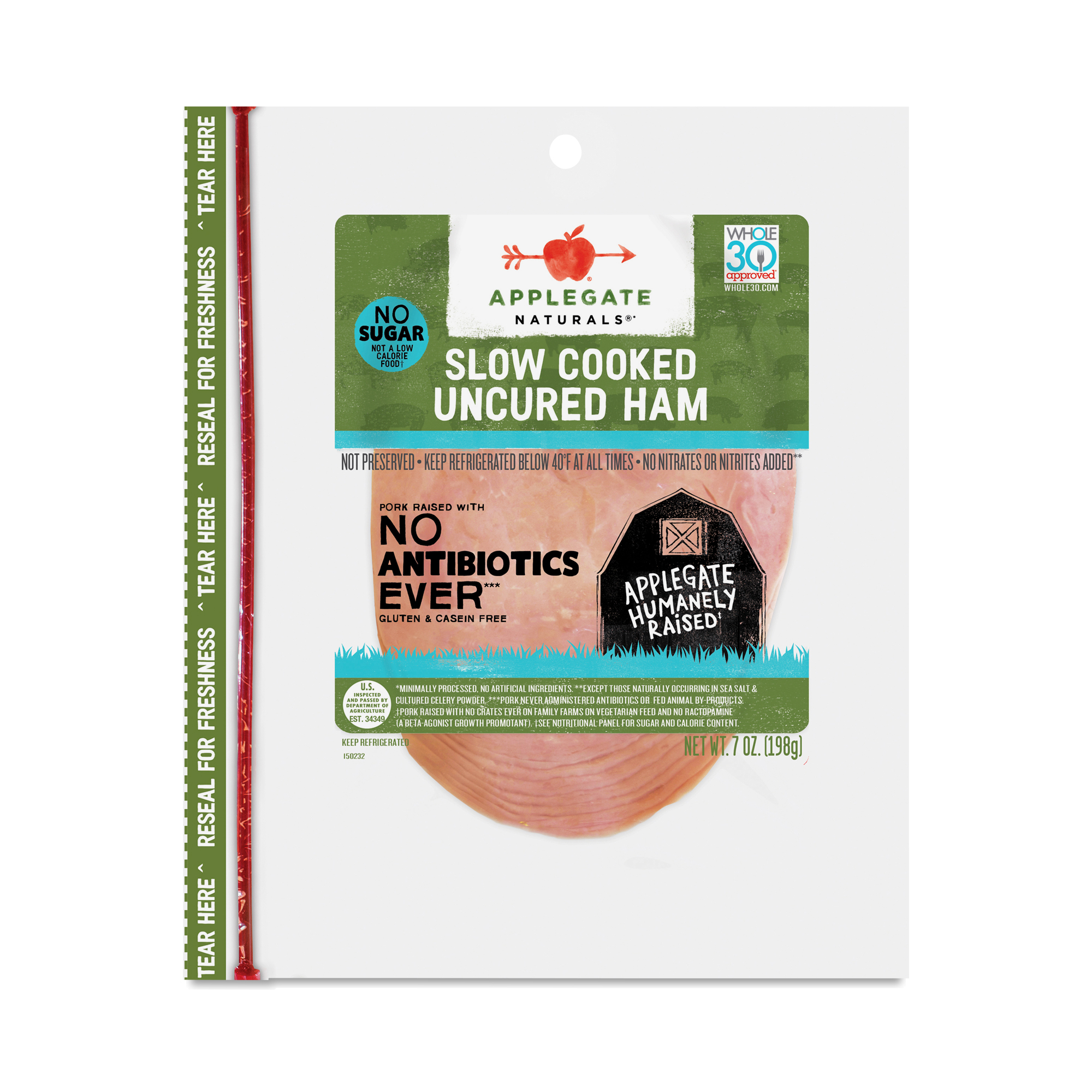 Applegate Uncured Ham, Slow Cooked | Thrive Market