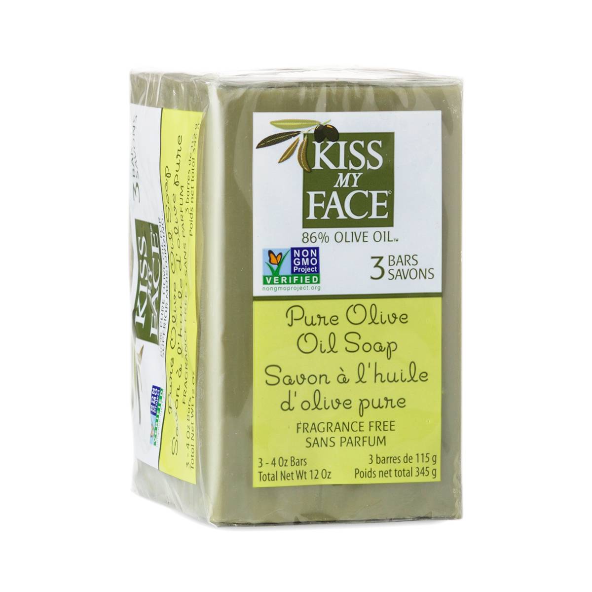 Pure Olive Oil Soap Bars by Kiss My Face - Thrive Market