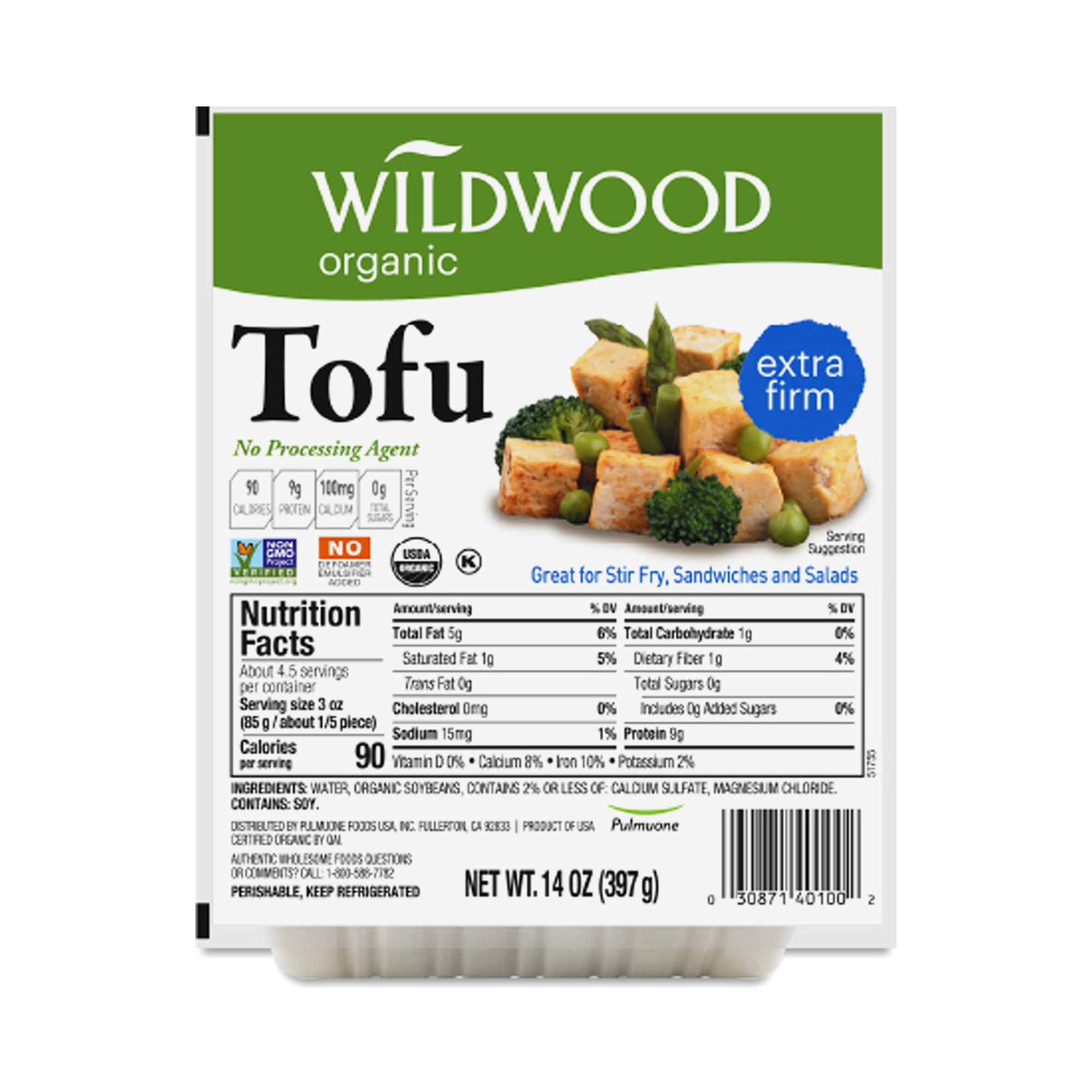 Wildwood Tofu, Firm | Thrive Market