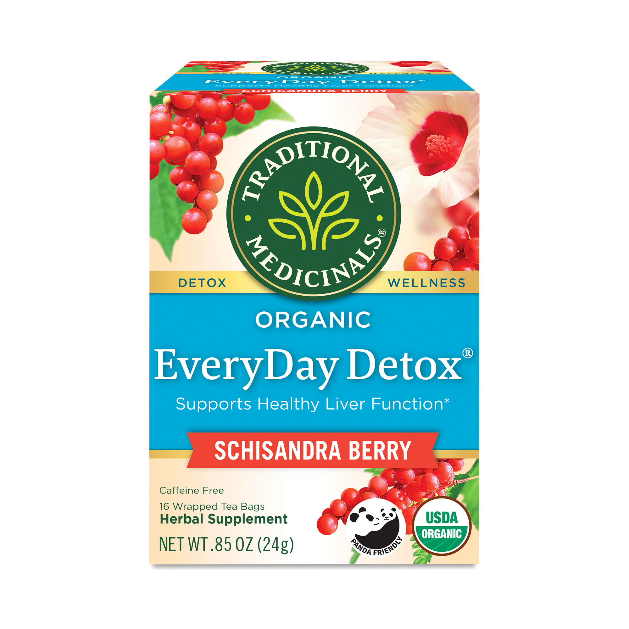 Traditional Medicinals Organic EveryDay Detox Schisandra Berry Tea ...