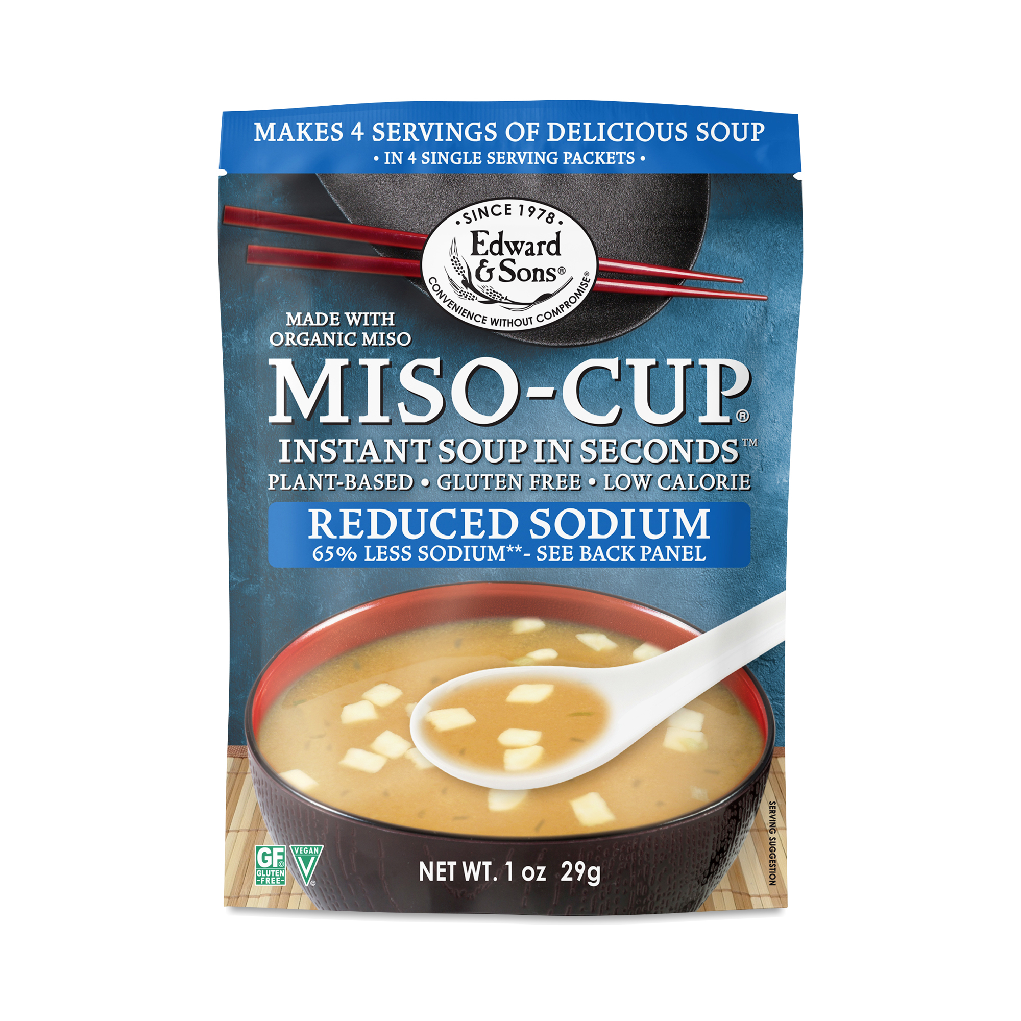 Edward & Sons Miso-Cup, Reduced Sodium | Thrive Market