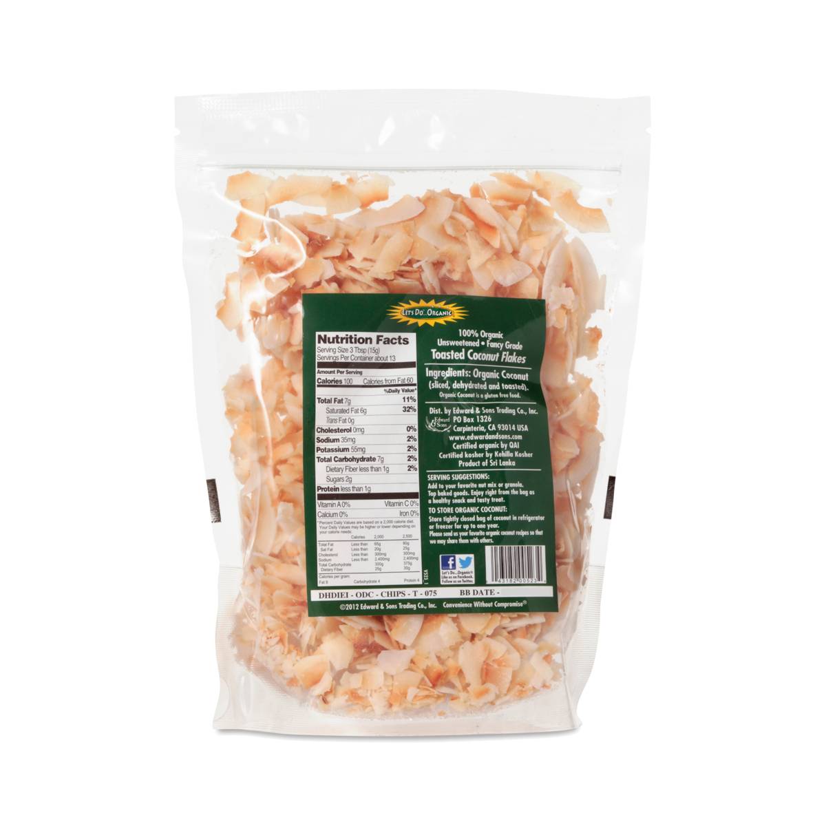 Coconut Flakes By Lets Doorganic Thrive Market