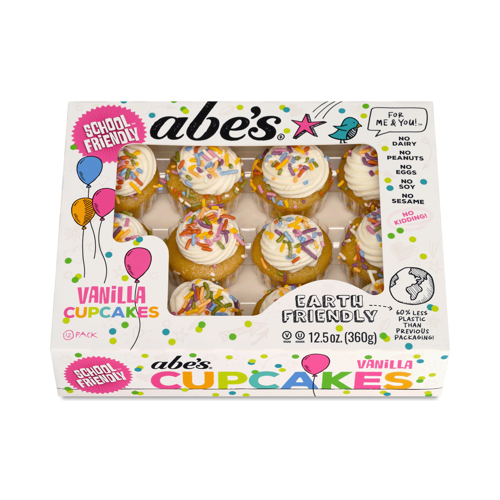 Abe's Muffins Cupcakes, Vanilla | Thrive Market
