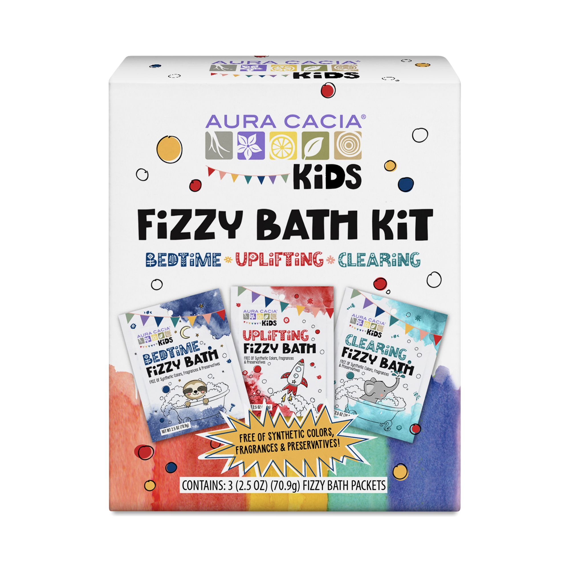 Aura Cacia Kids Fizzy Bath Kit | Thrive Market