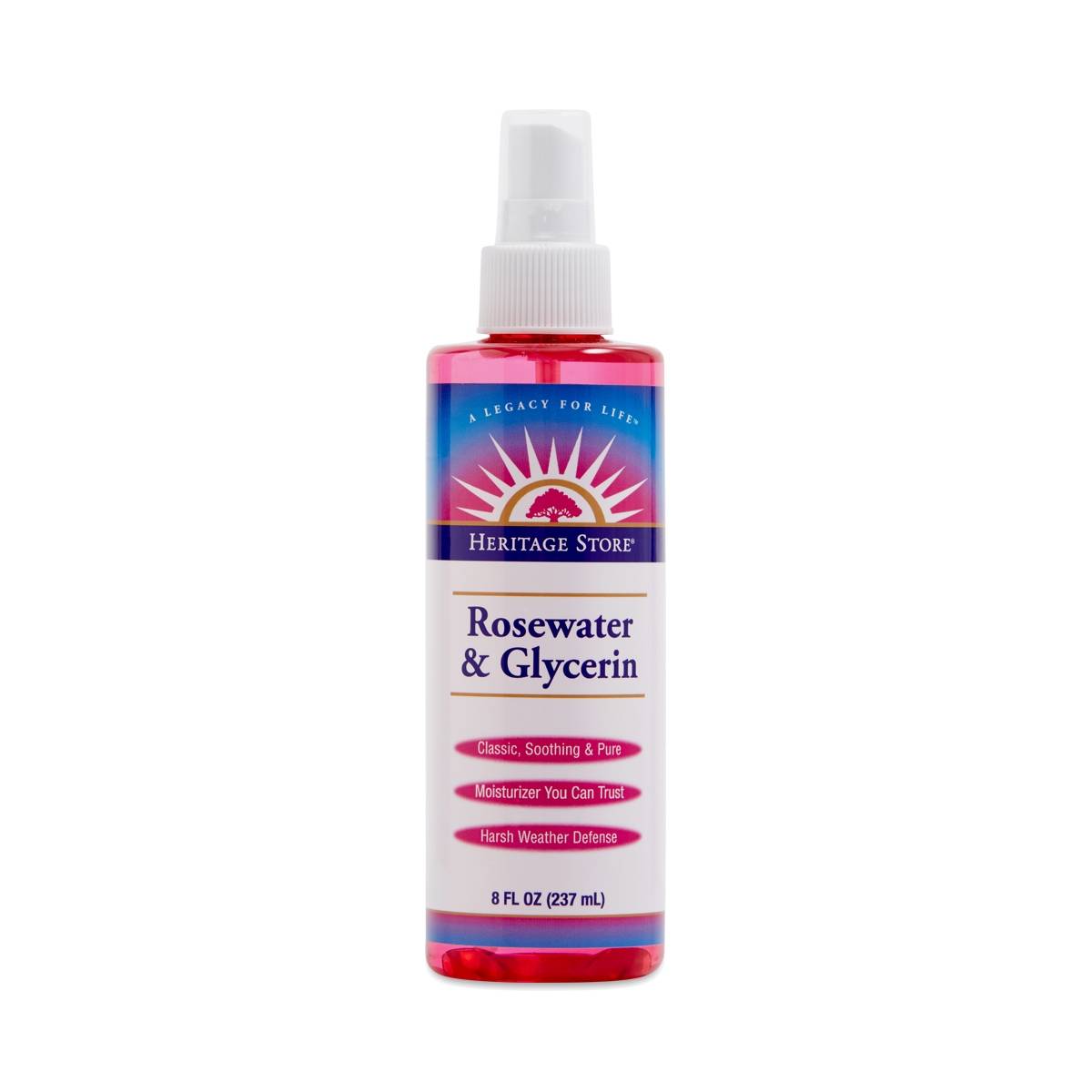 Heritage Store Rosewater And Glycerin Atomizer Mist Thrive Market