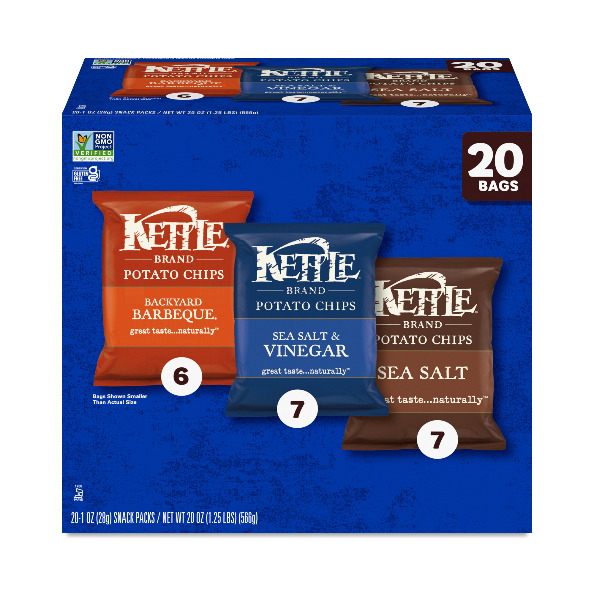 Kettle Brand Potato Chips, Variety Snack Pack | Thrive Market