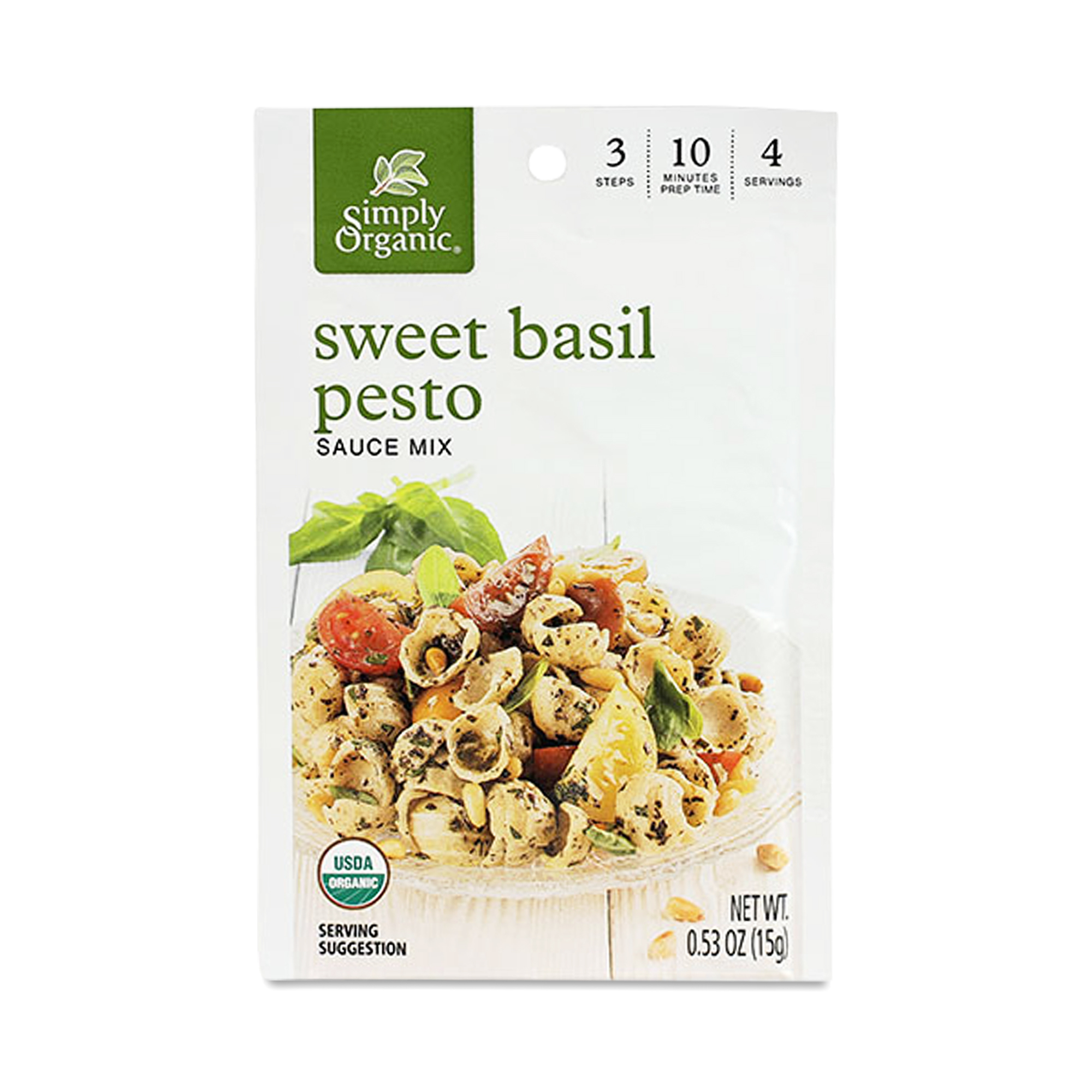 Simply Organic Seasoning Mix, Sweet Basil Pesto | Thrive Market