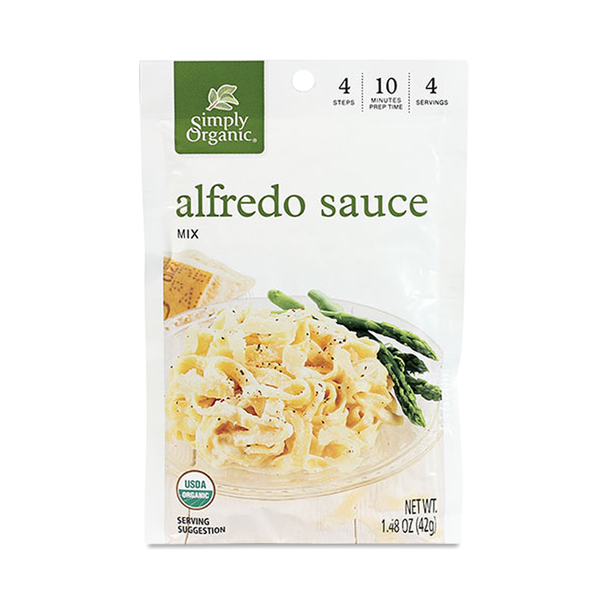 Simply Organic Seasoning Mix, Alfredo Sauce | Thrive Market