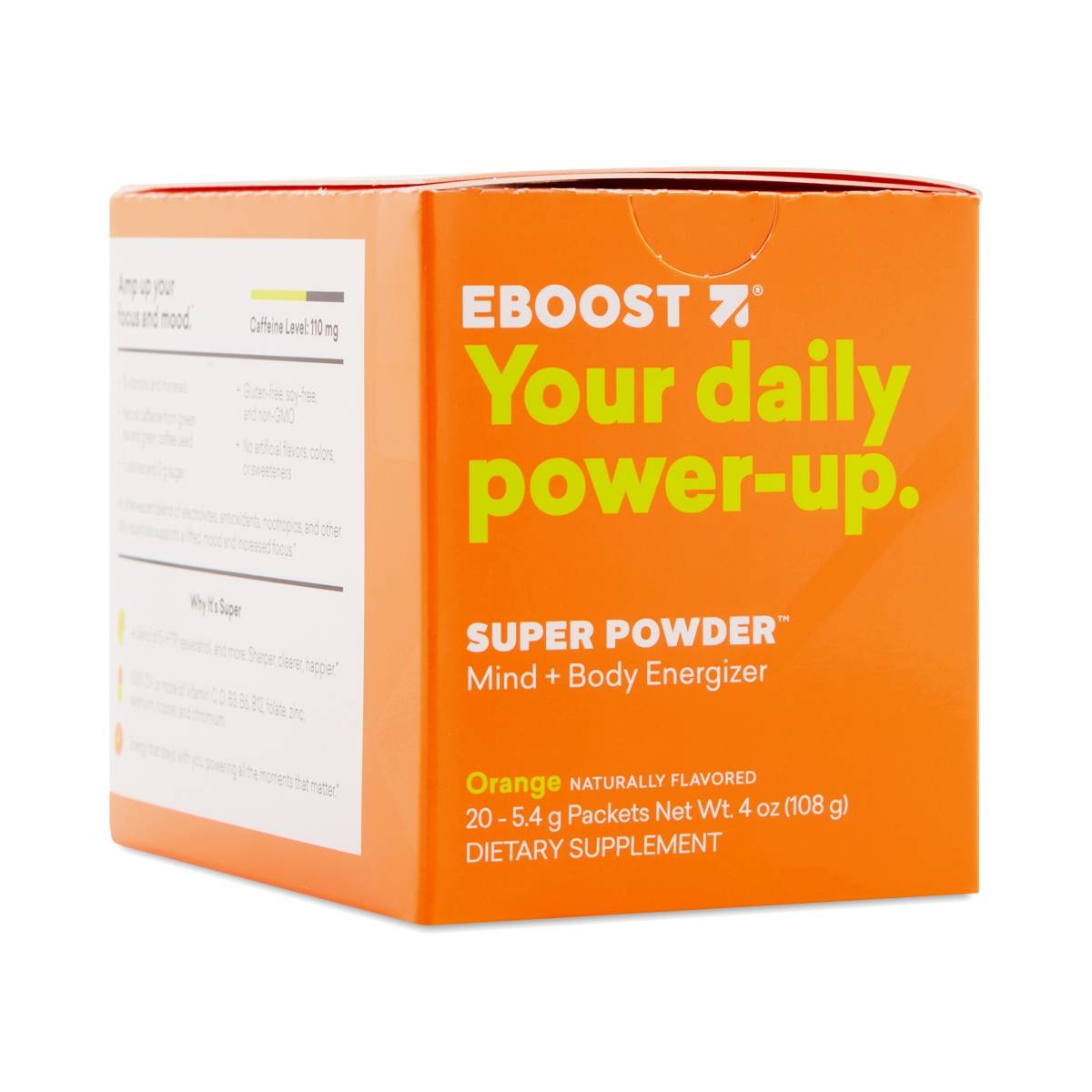 Orange Energy Powder by Eboost - Thrive Market