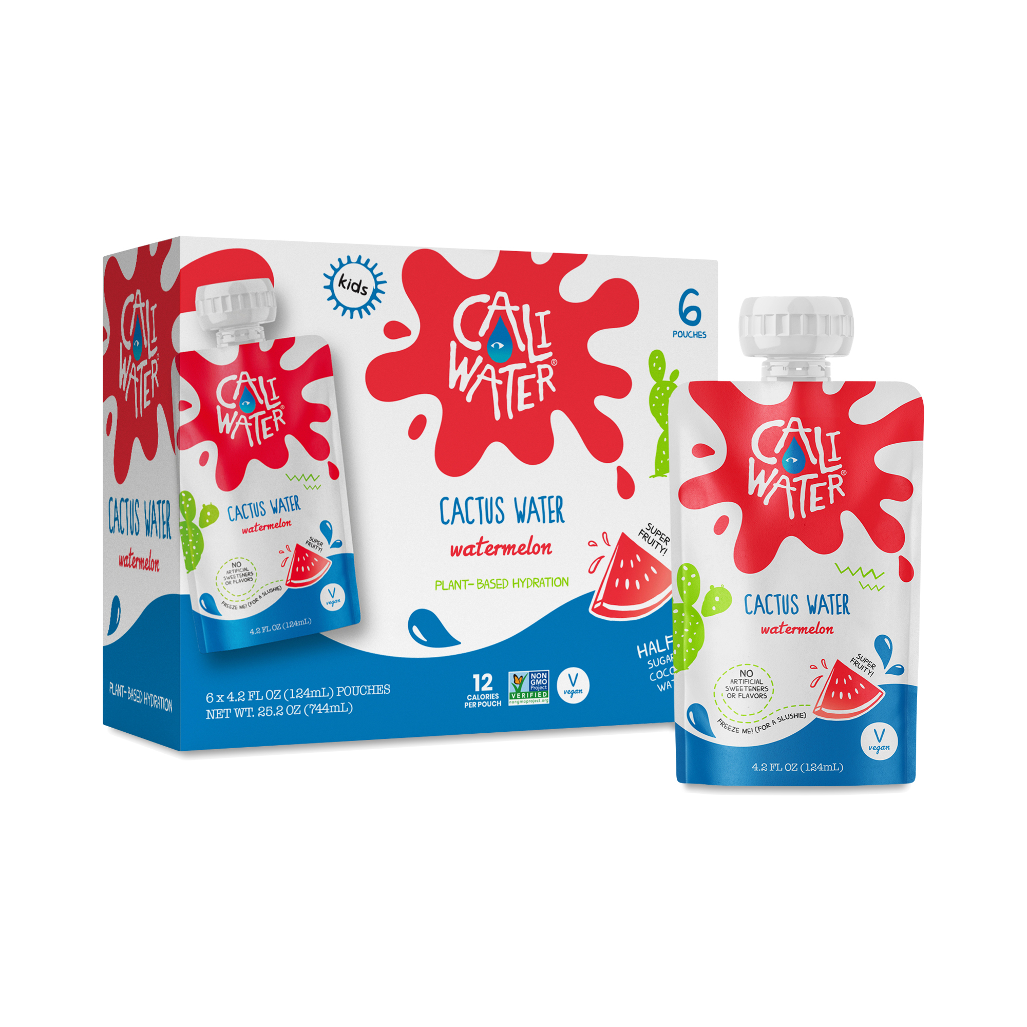 Caliwater Cactus Water, Watermelon | Thrive Market