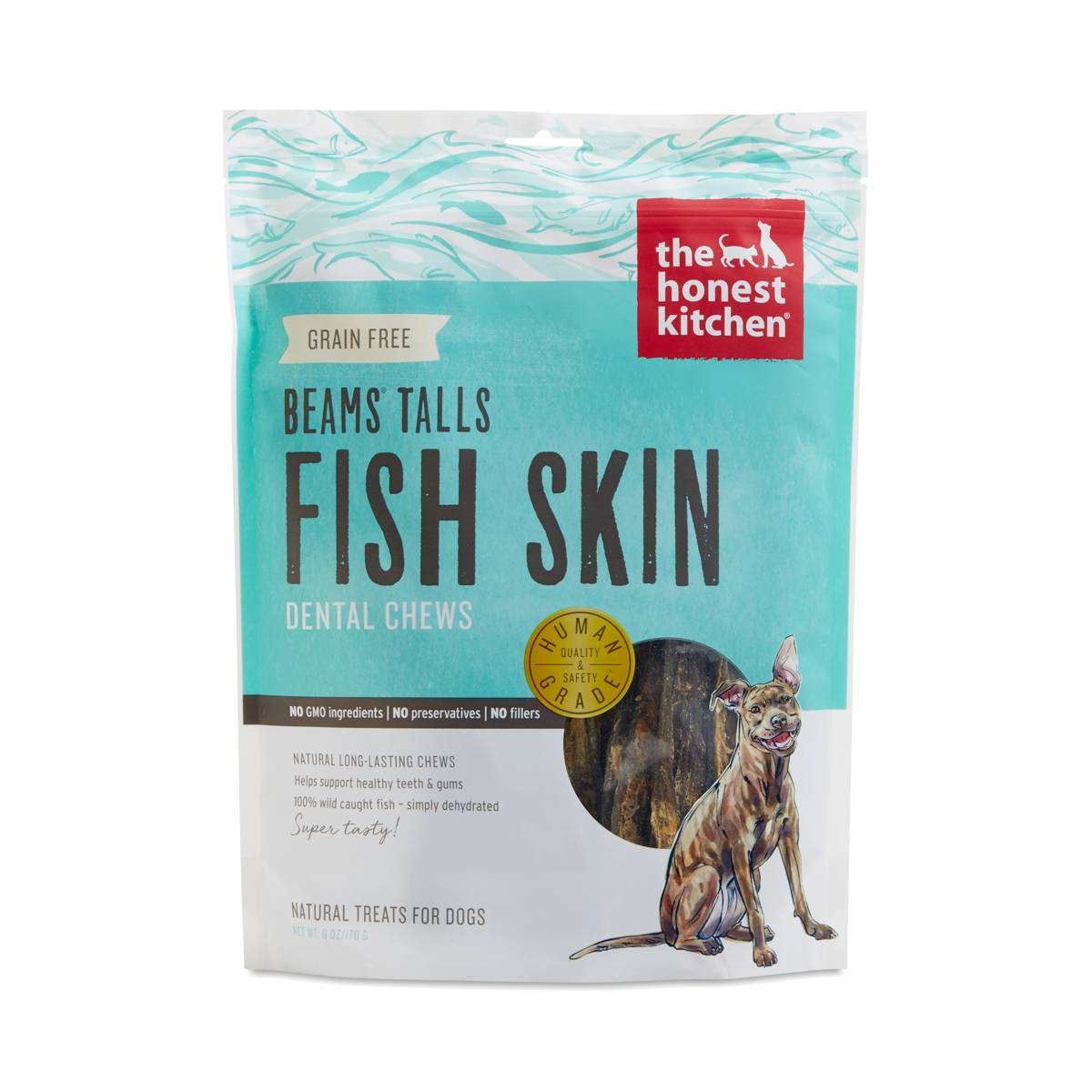 The Honest Kitchen Beams Talls Fish Skin Dental Chews - Thrive Market