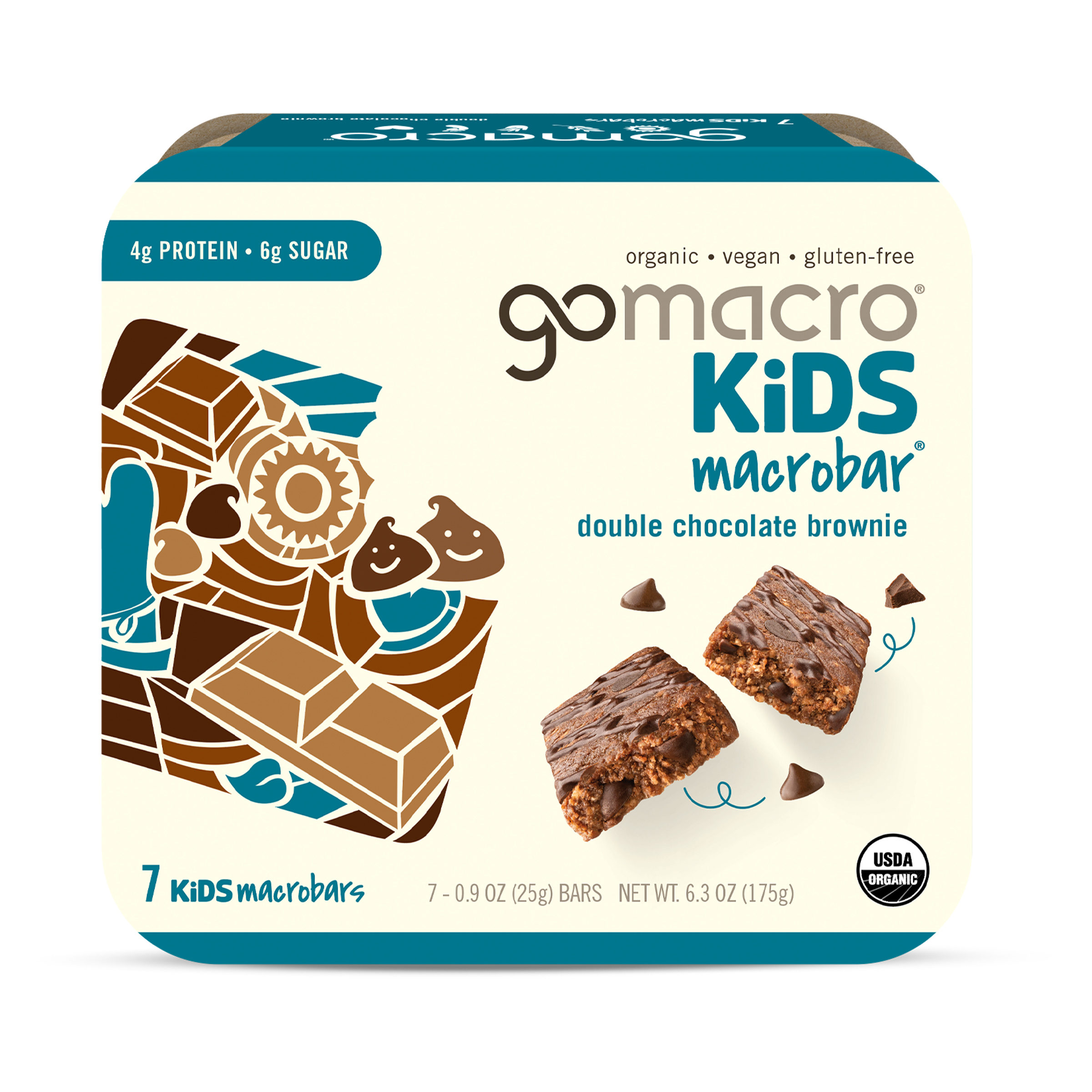 GoMacro Kids MacroBar, Double Chocolate Brownie | Thrive Market