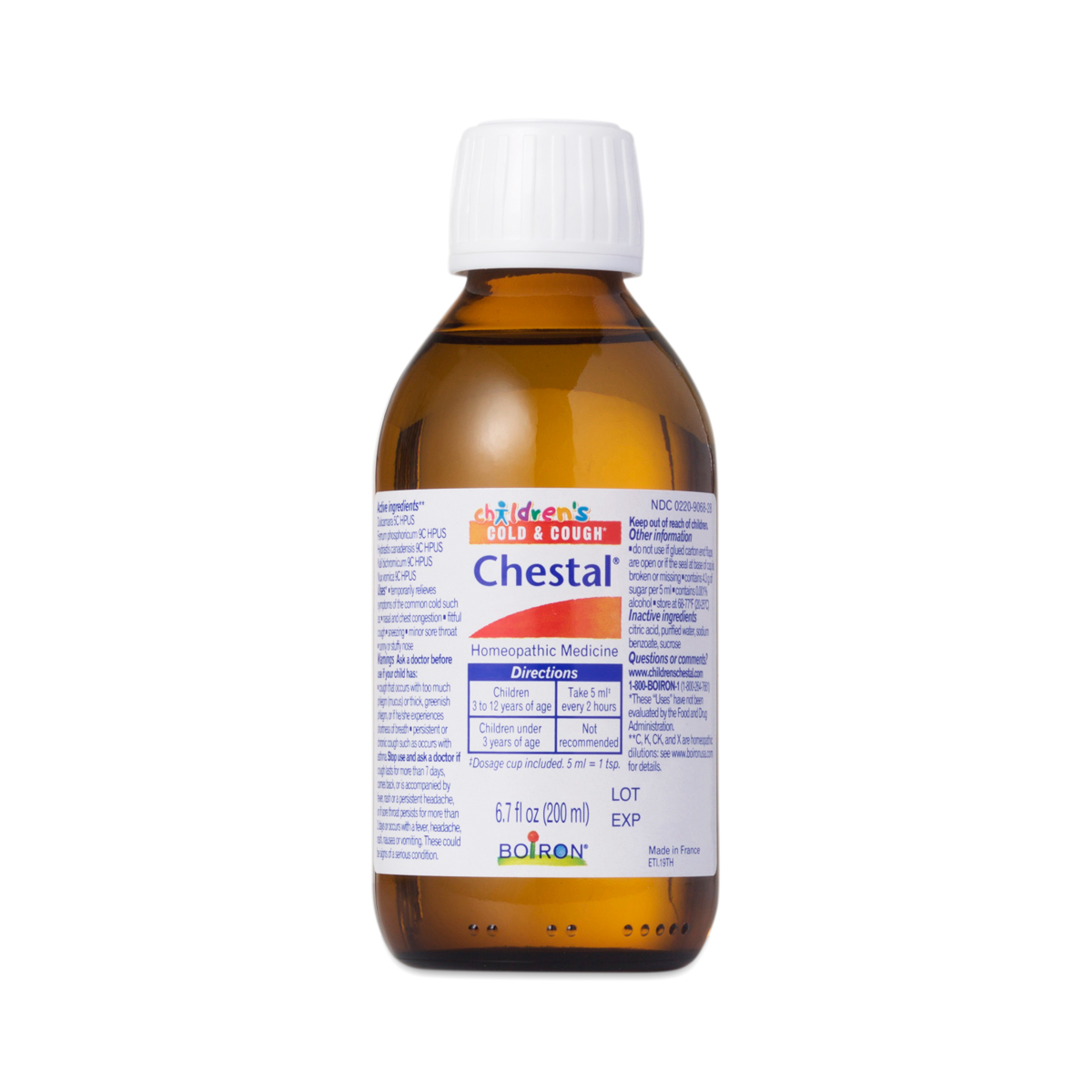 Chestal Children's Cold & Cough Syrup by Boiron - Thrive Market