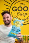The Good Crisp Company Crinkle Cut Potato Chips, Sea Salt & Vinegar ...