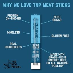 The New Primal Grass-Fed Beef Sticks, Classic | Thrive Market