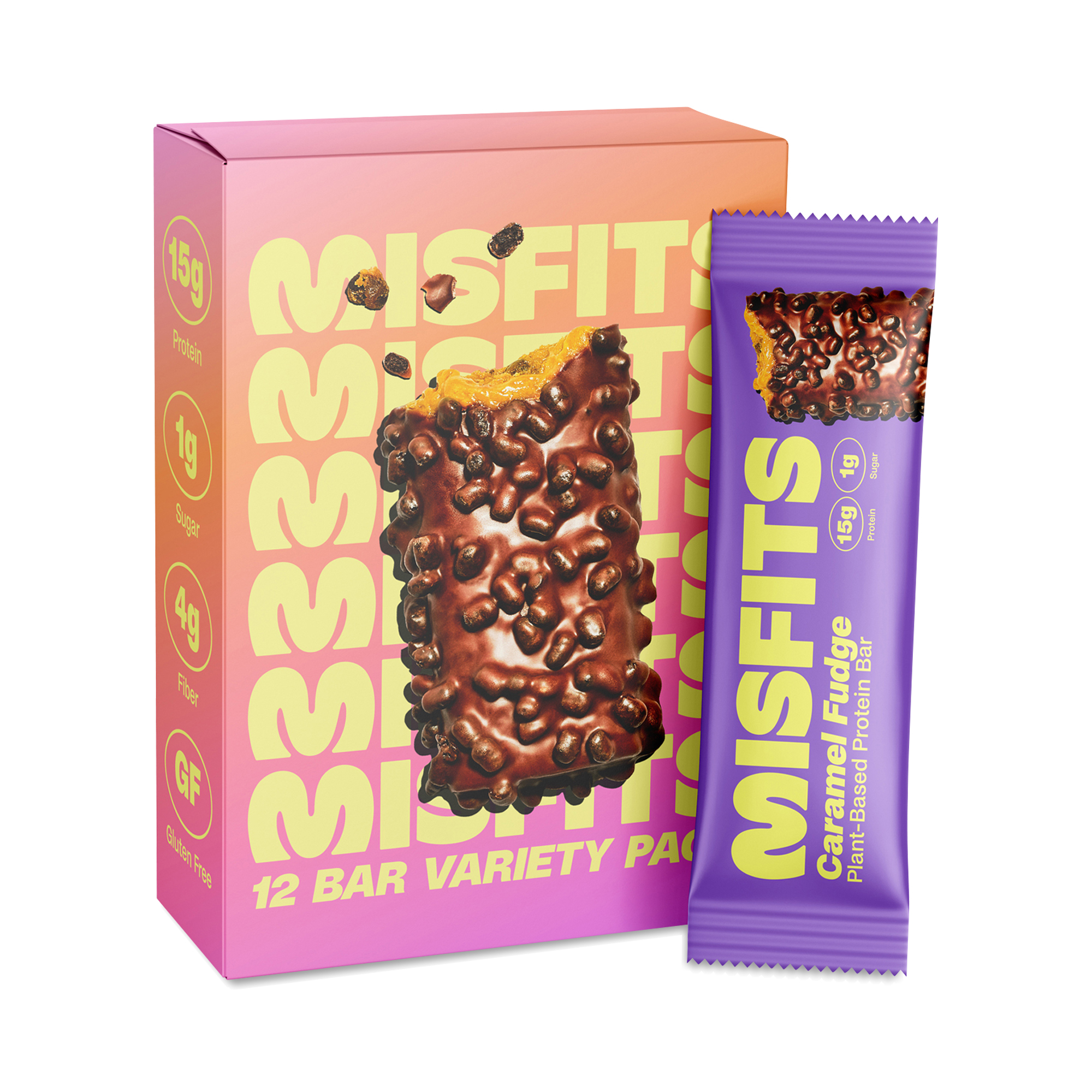 Misfits Plant-Based Protein Bars, Variety Pack | Thrive Market