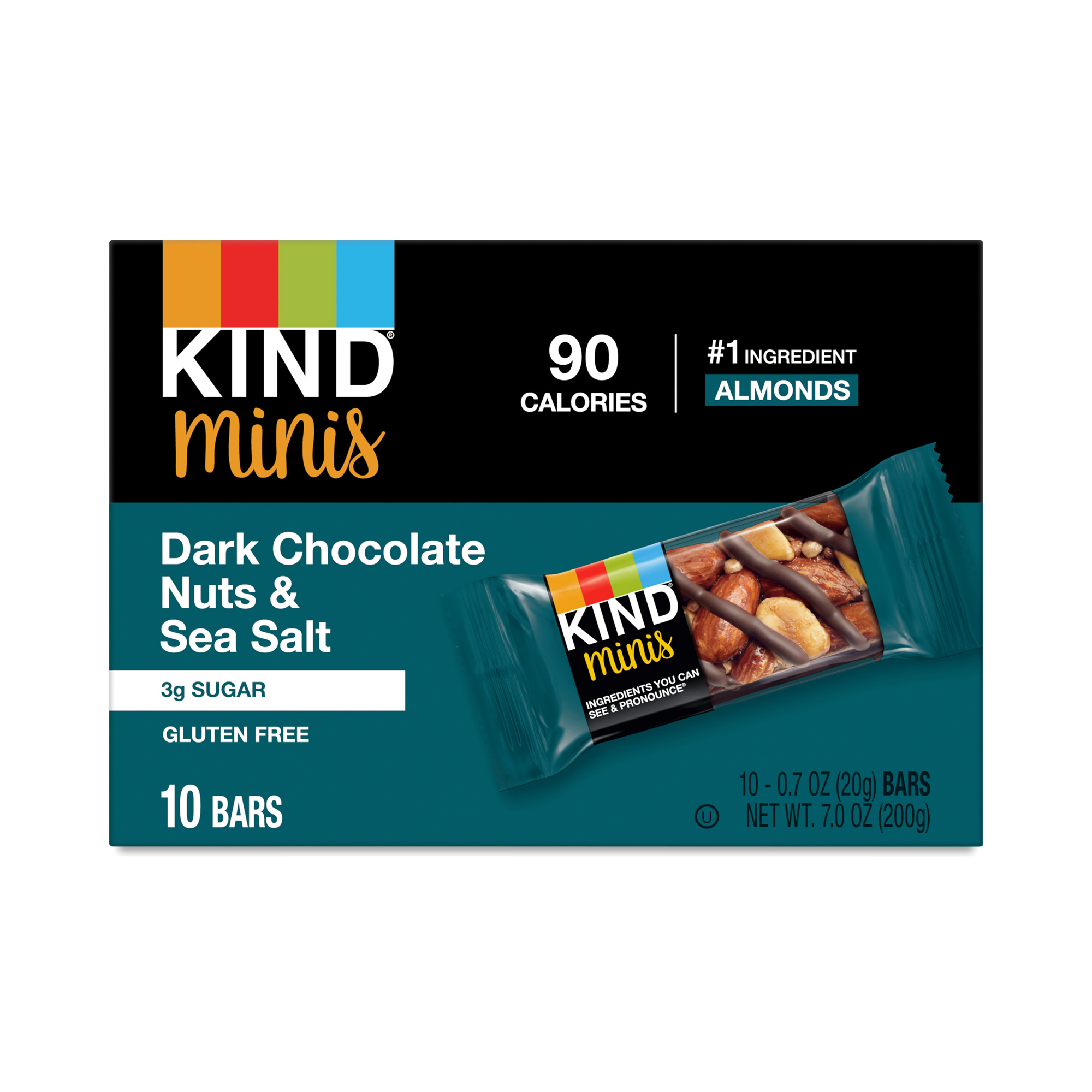 KIND Mini Bars, Dark Chocolate Nuts & Sea Salt | Thrive Market