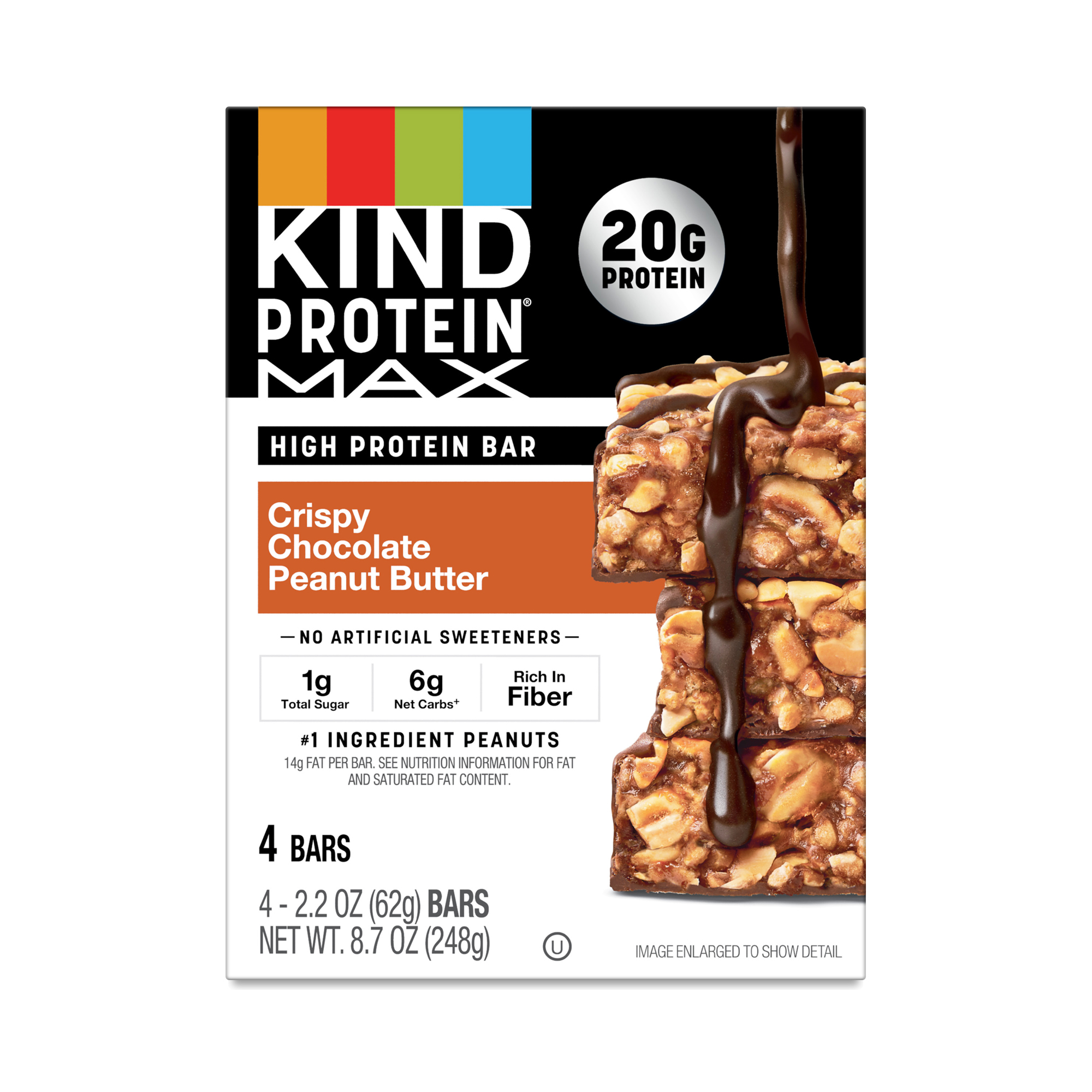 KIND Protein Max Bars, Crispy Chocolate Peanut Butter | Thrive Market