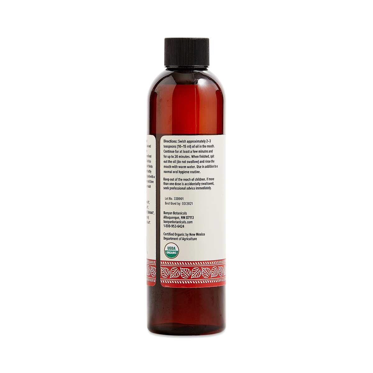 Banyan Botanicals Daily Swish Pulling Oil, Cinnamon | Thrive Market