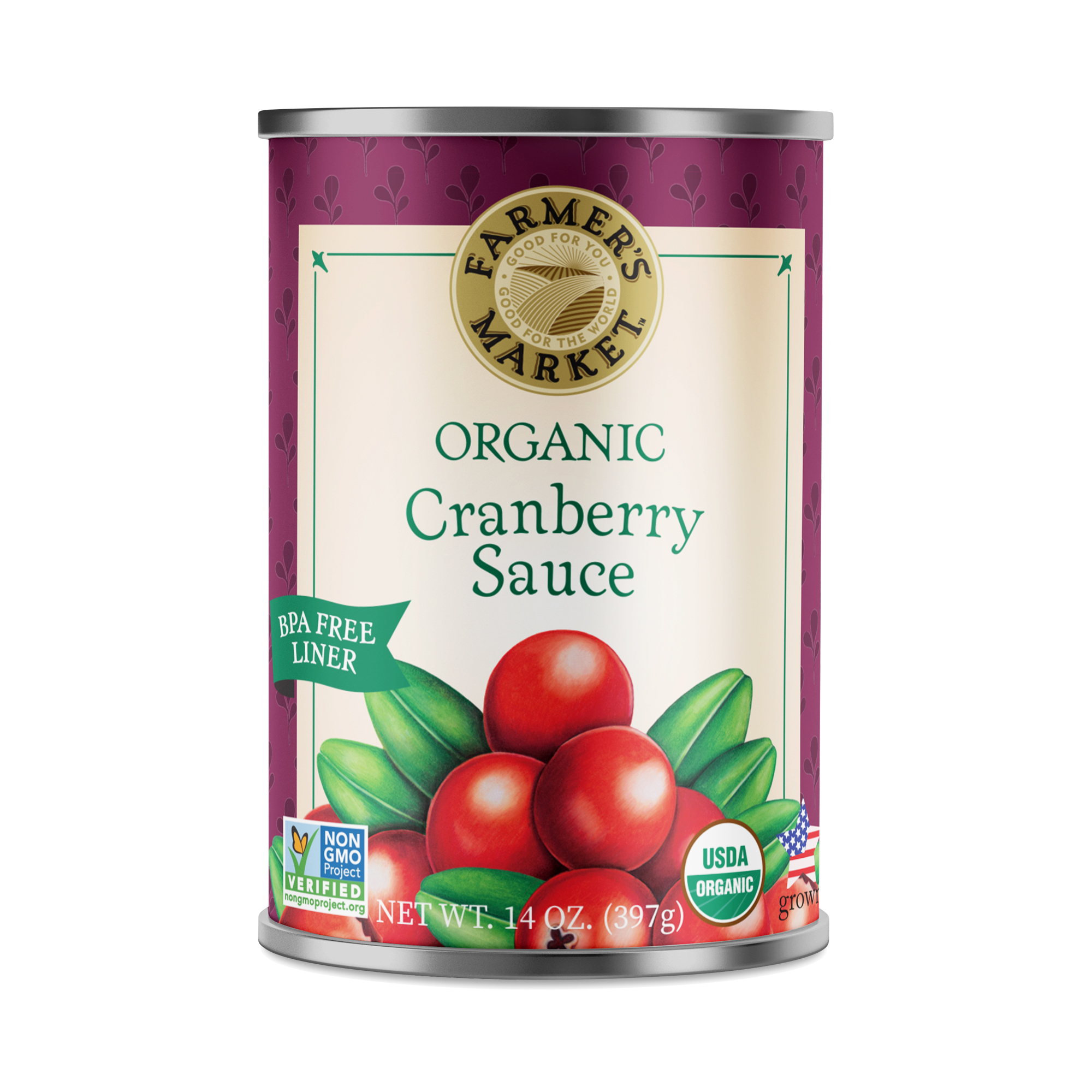 Farmer's Market Organic Cranberry Sauce | Thrive Market
