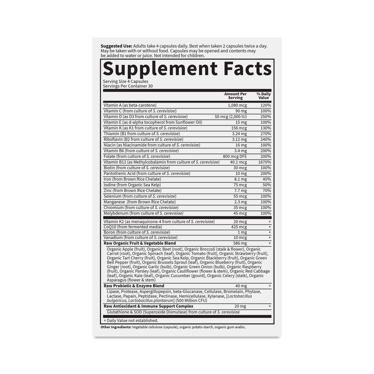 Vitamin Code Women's Multivitamin by Garden of Life | Thrive Market