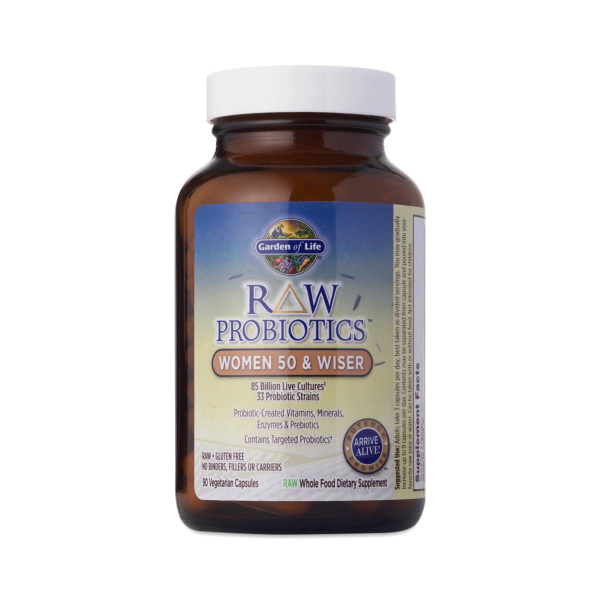 Raw Probiotics for Women 50 & Wiser by Garden of Life - Thrive Market