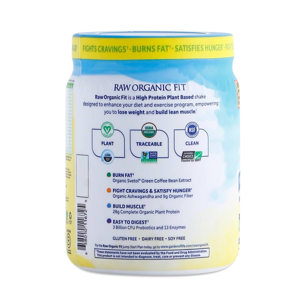 Raw Fit Protein Powder by Garden of Life - Thrive Market