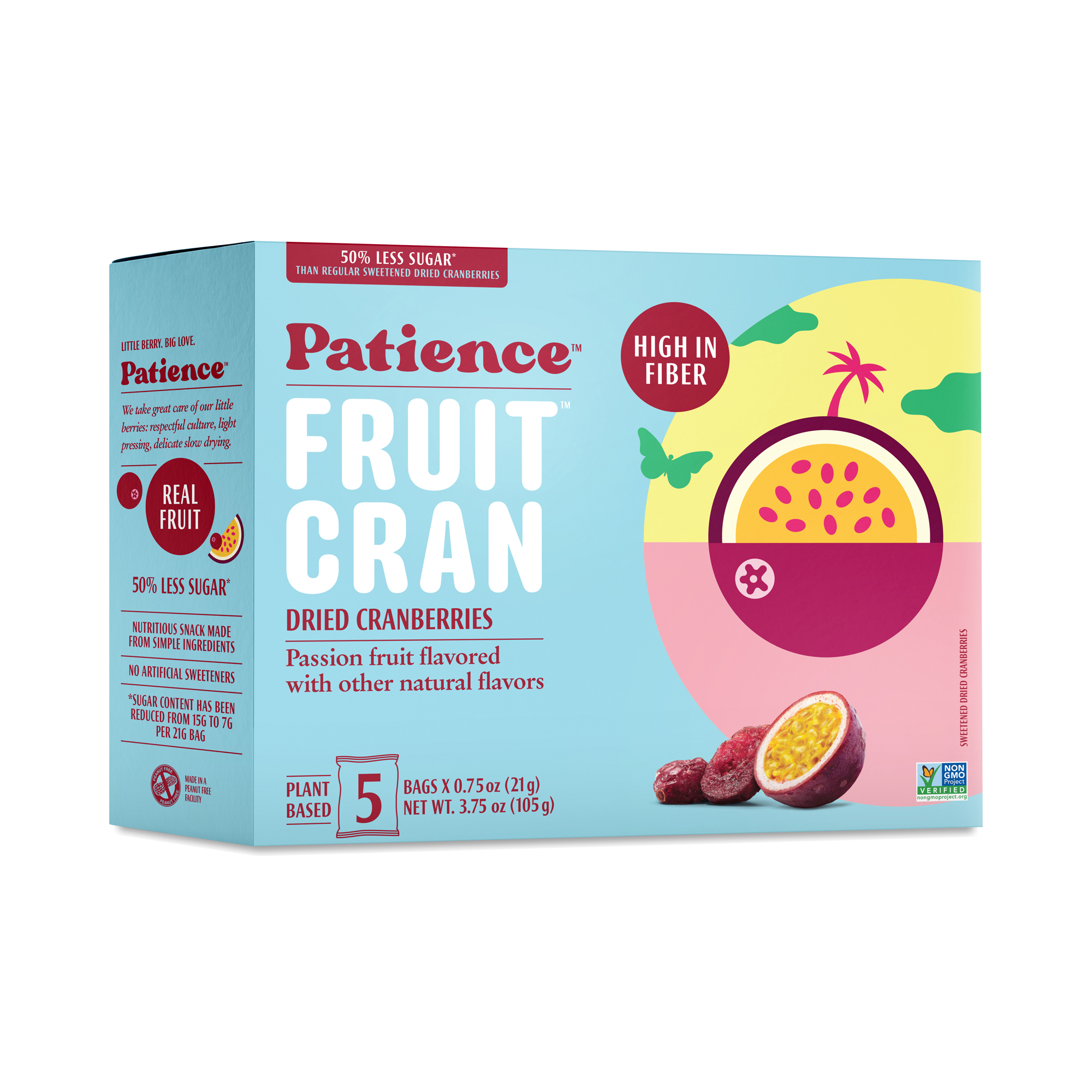 Patience FruitCran Dried Cranberries, Passion Fruit | Thrive Market