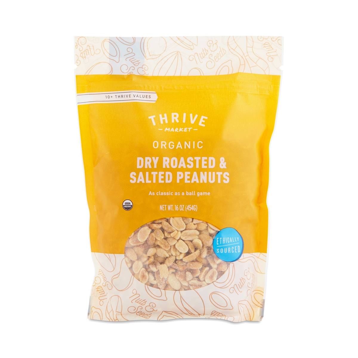 Organic Dry Roasted & Salted Peanuts - Thrive Market