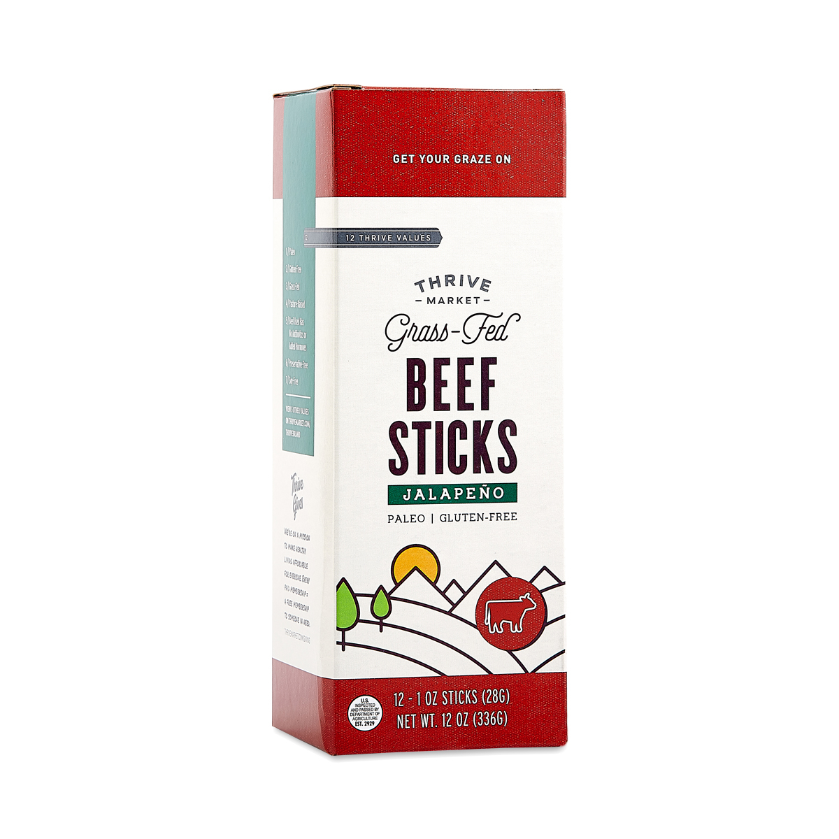 Jalapeno Beef Sticks | Thrive Market