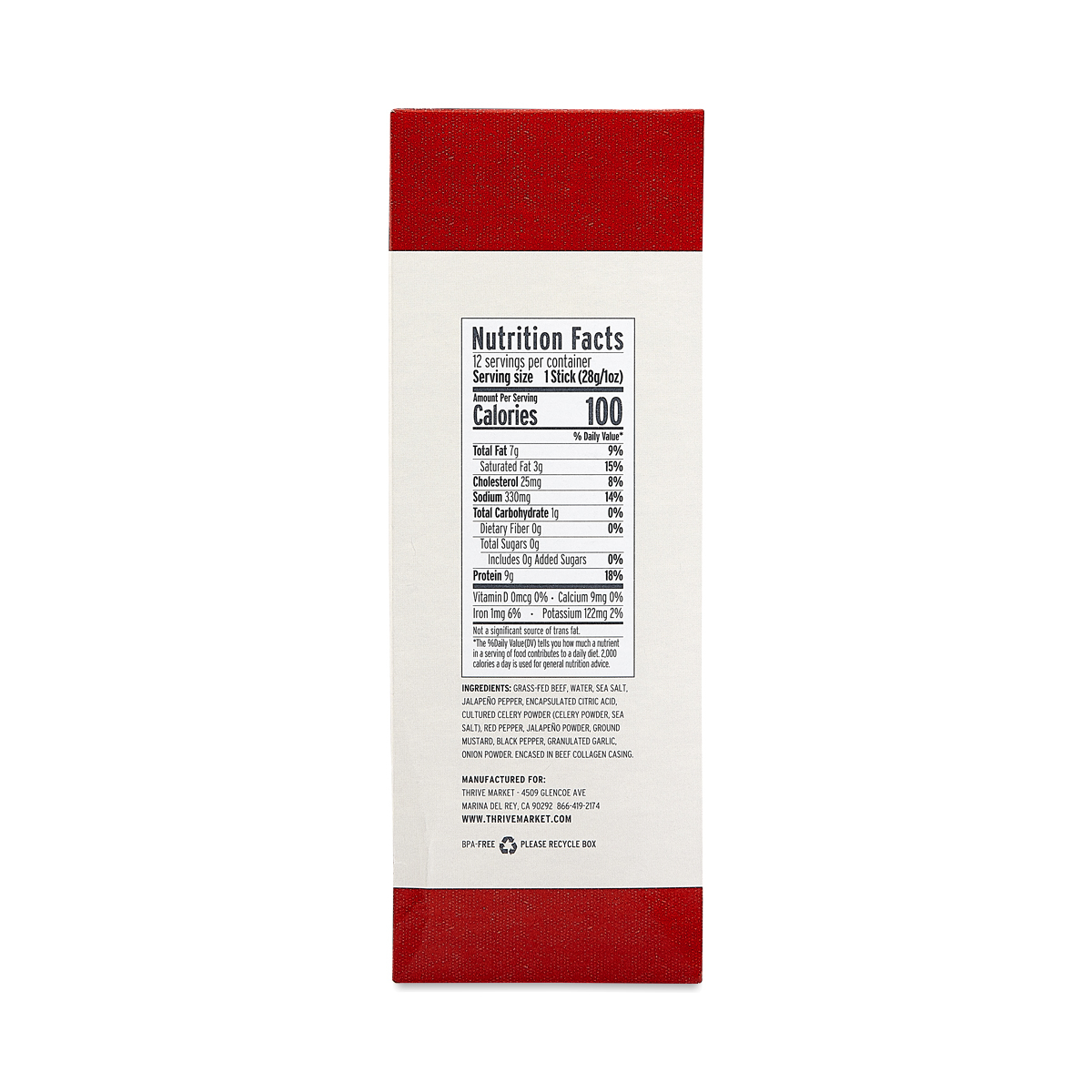 Jalapeno Beef Sticks | Thrive Market