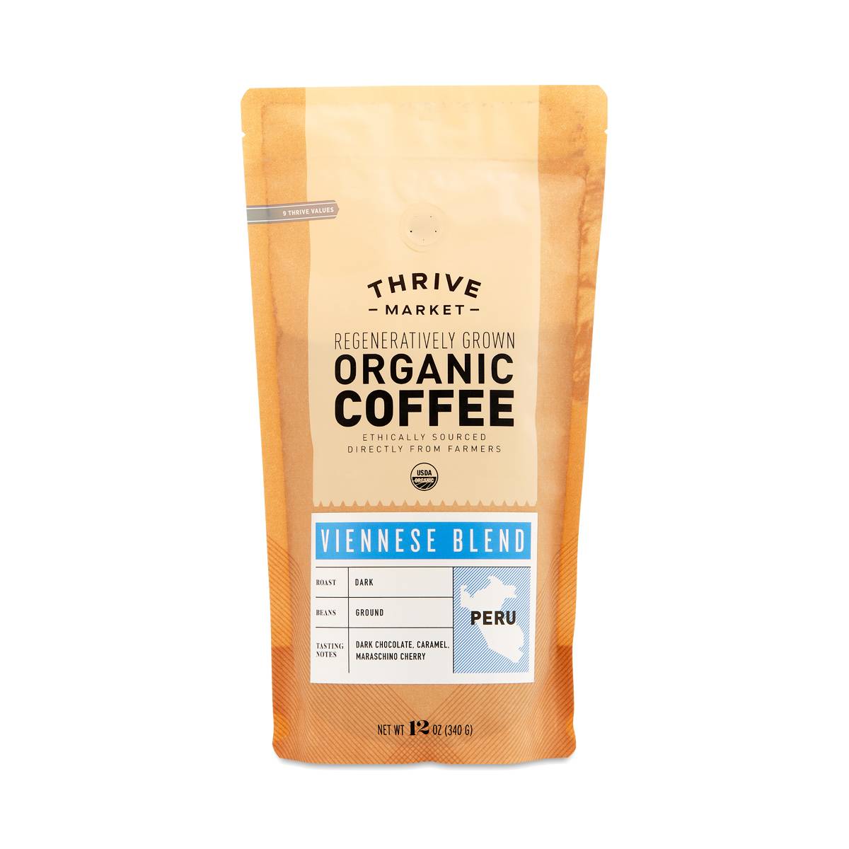 Organic Viennese Blend Coffee, Ground - Thrive Market