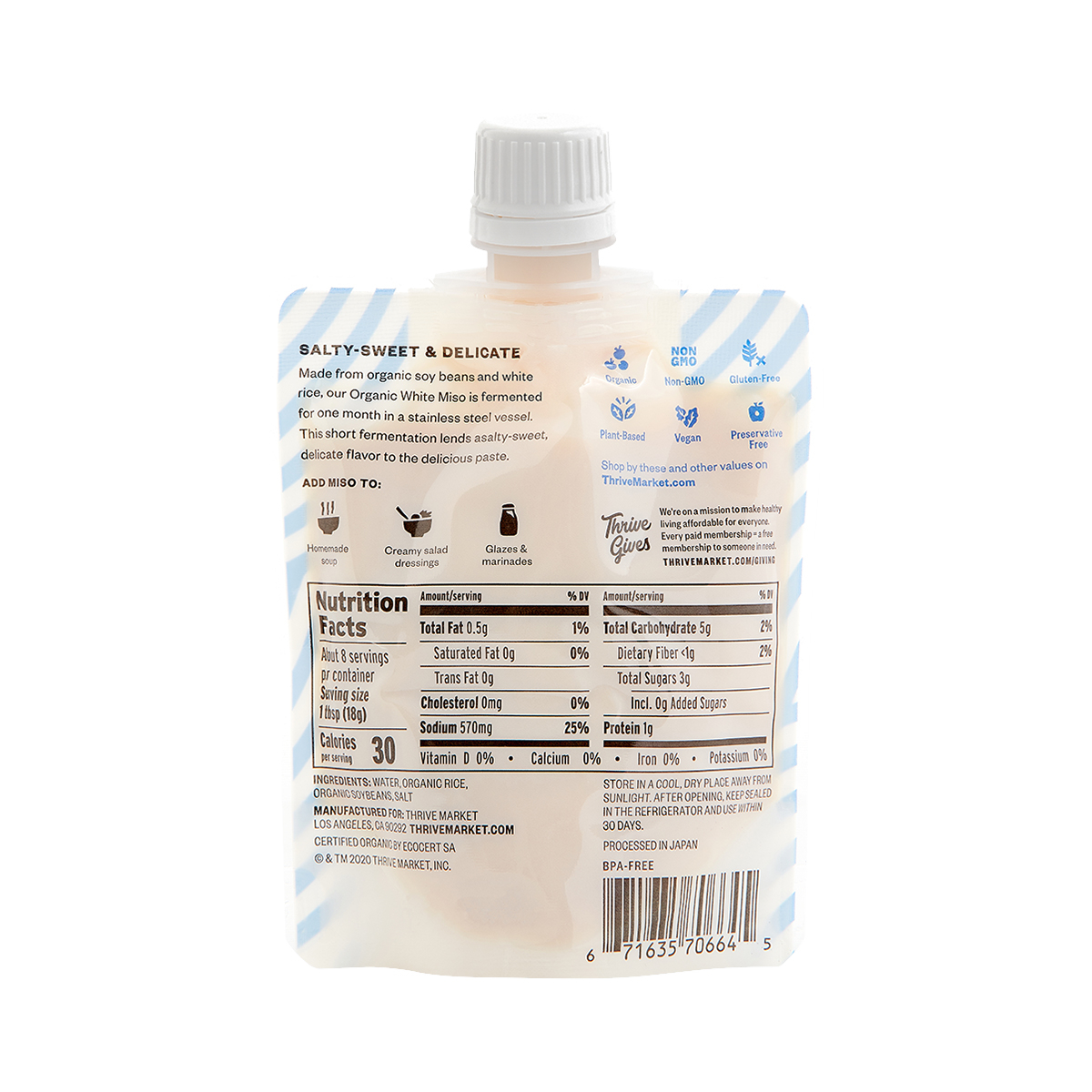 Organic White Miso Paste | Thrive Market