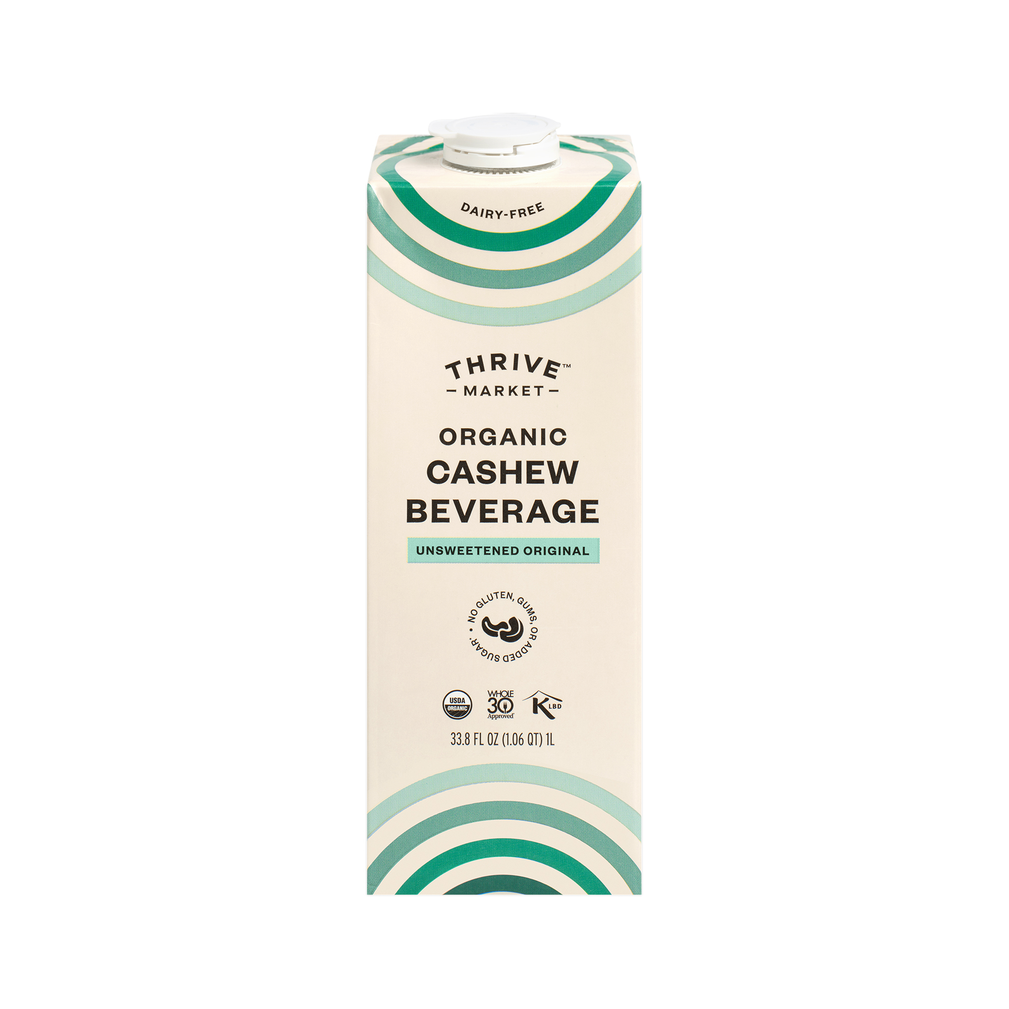 Organic Cashew Beverage, Unsweetened Original | Thrive Market