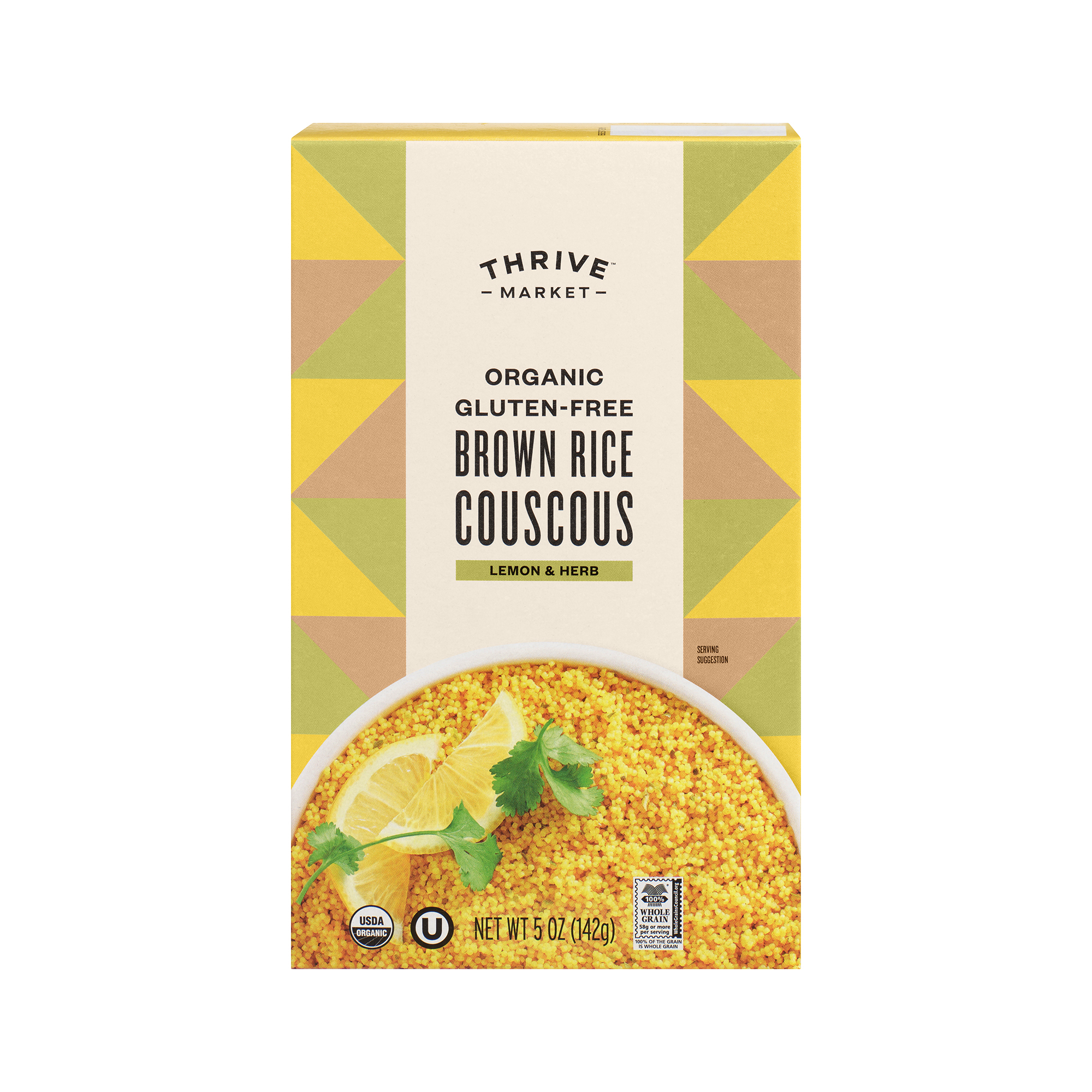 Organic Gluten-Free Brown Rice Couscous, Lemon & Herb | Thrive Market