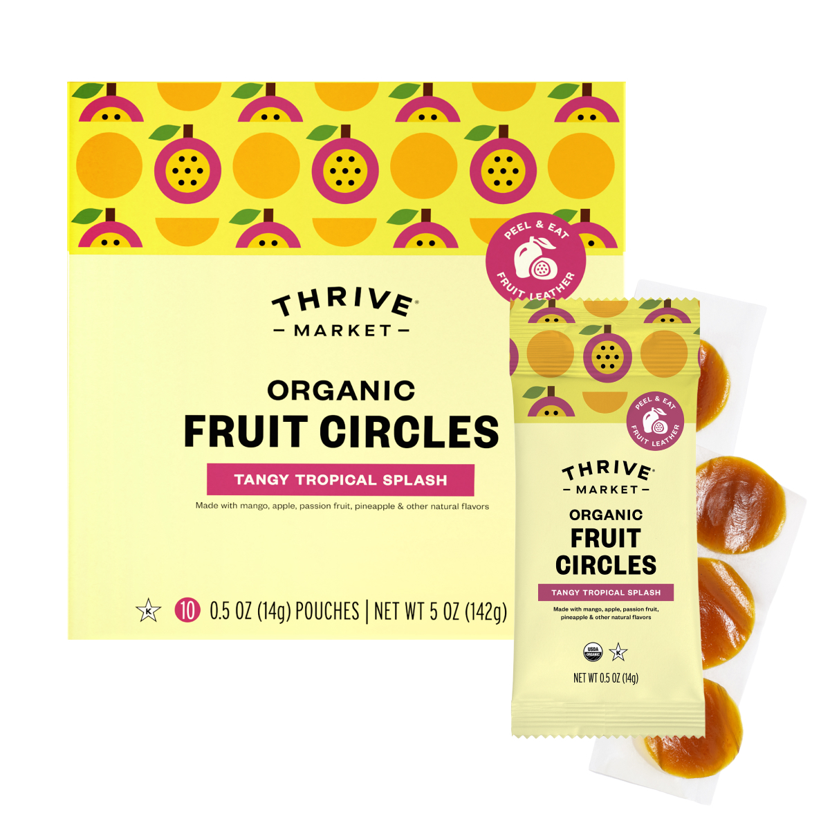 Organic Fruit Circles, Tangy Tropical Splash | Thrive Market