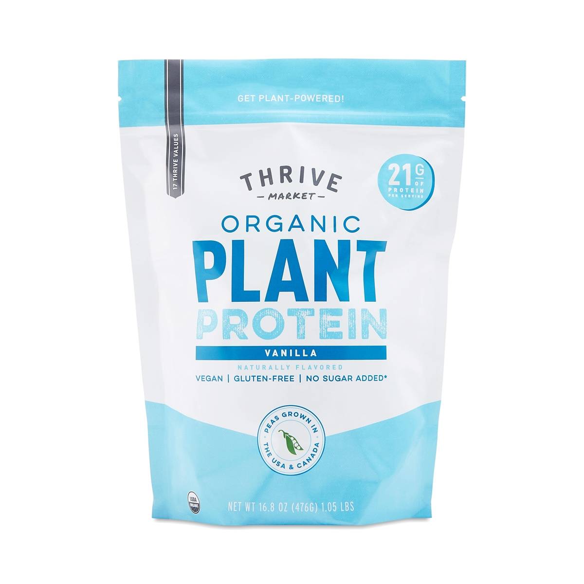 Organic Plant Protein Vanilla Thrive Market