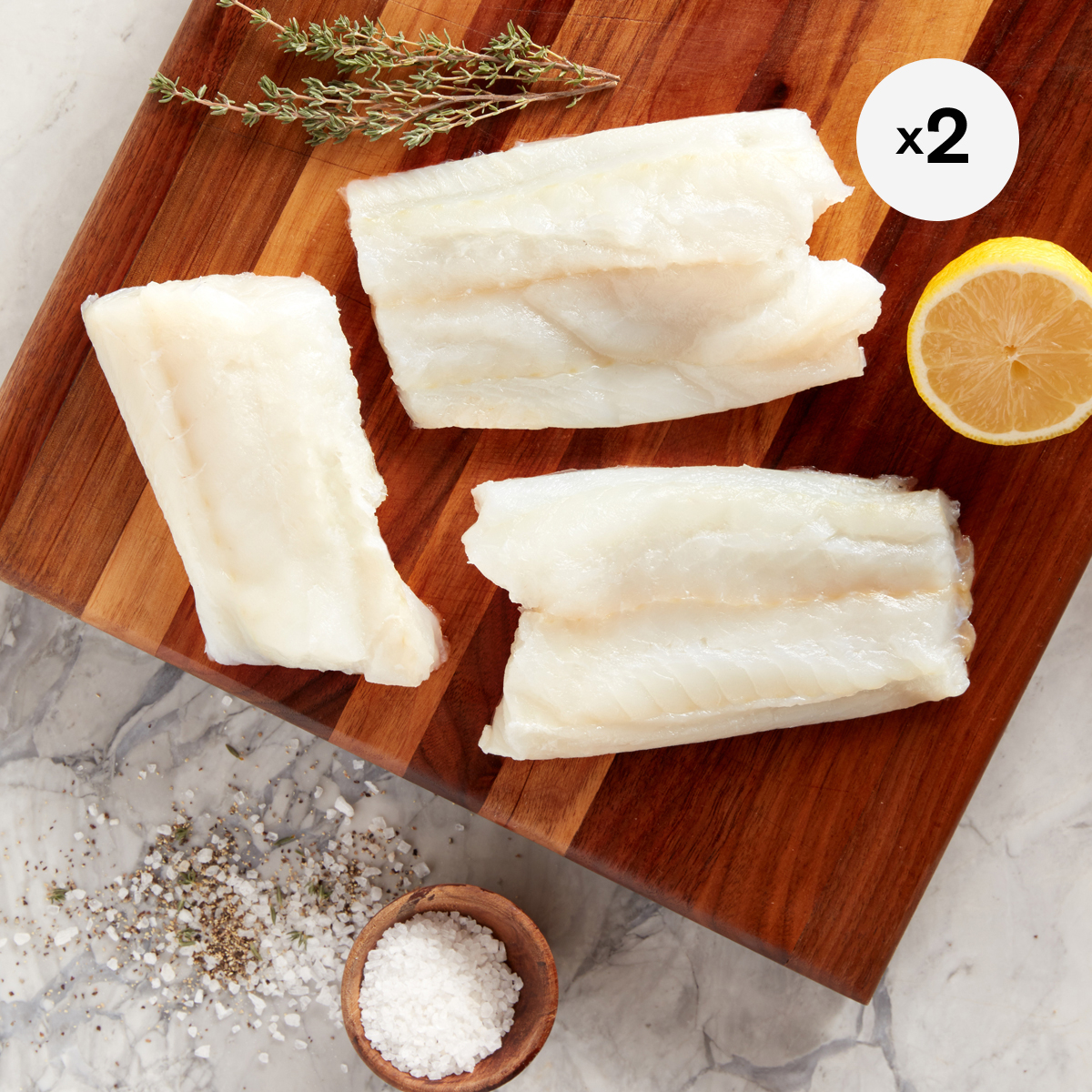 Thrive Market Goods Wild-Caught Atlantic Cod, 2 Pack | Thrive Market