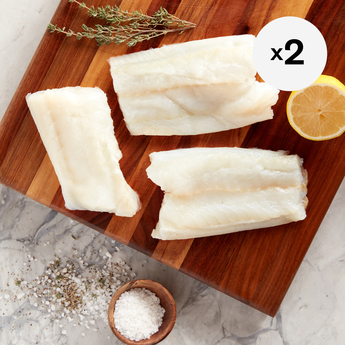 Thrive Market Brands Wild-Caught Atlantic Cod, 2 Pack | Thrive Market