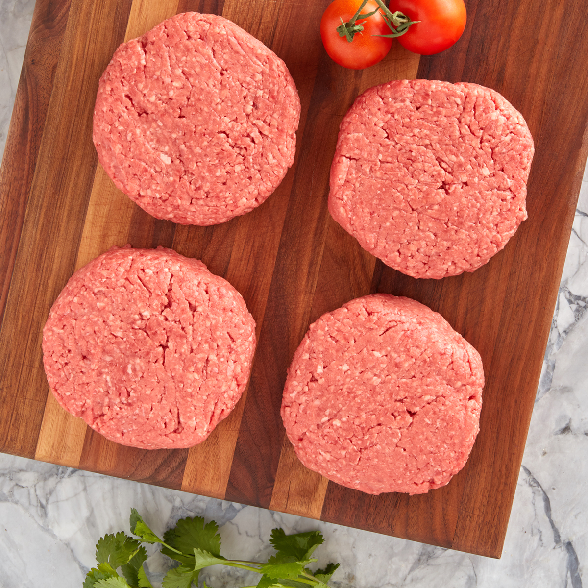 Grass-Fed Organic 85% Lean/15% Fat Ground Beef Patties | Thrive Market