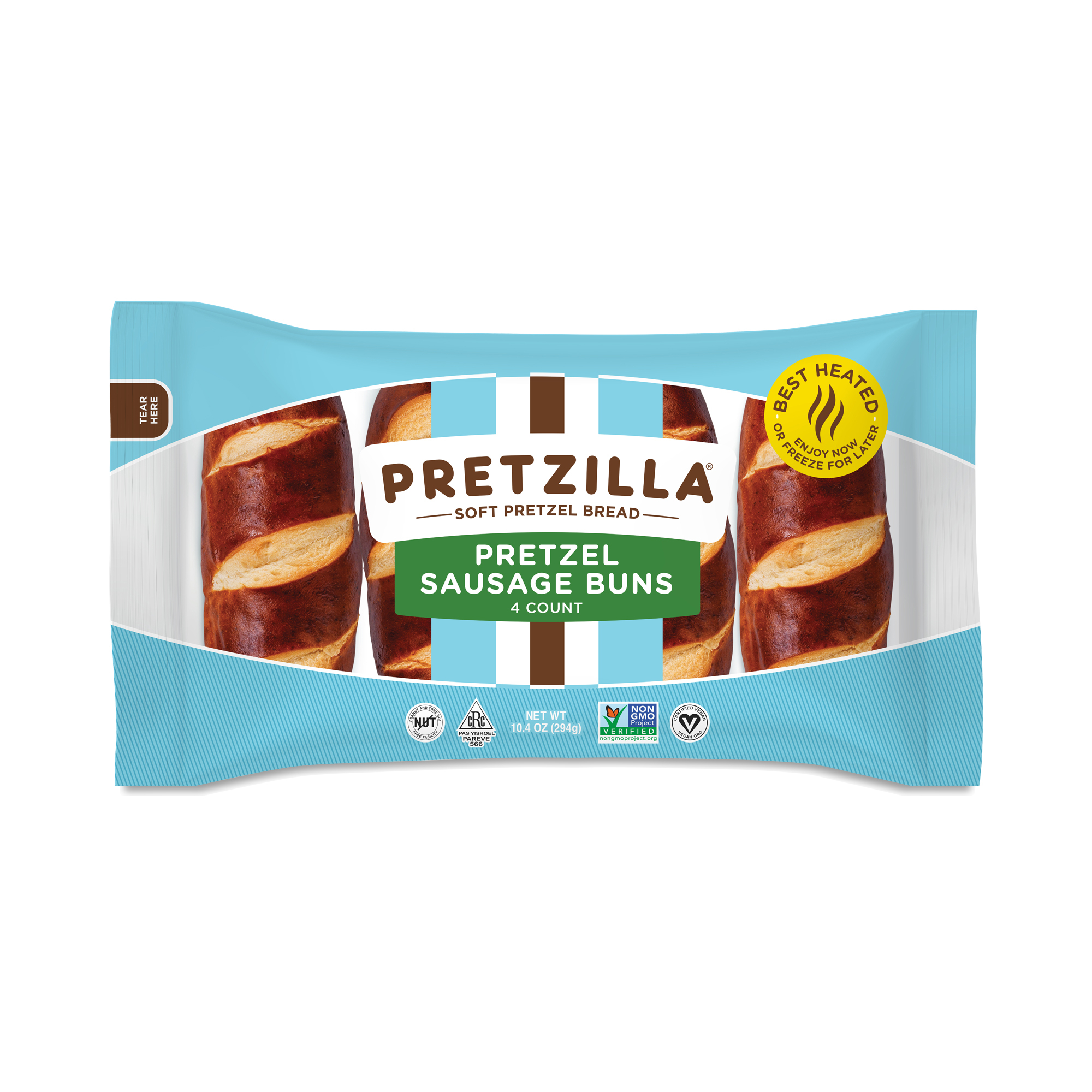 Pretzilla Soft Pretzel Sausage Buns | Thrive Market