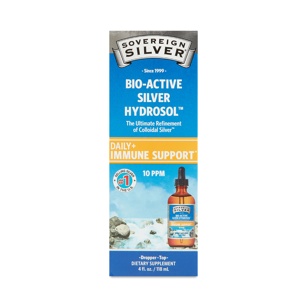 Silver Hydrosol by Sovereign Silver | Thrive Market