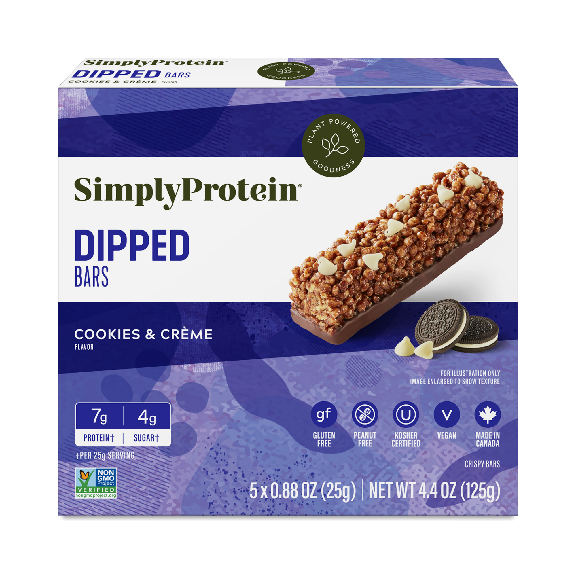 Simply Protein Dipped Snack Bars, Cookies & Crème | Thrive Market