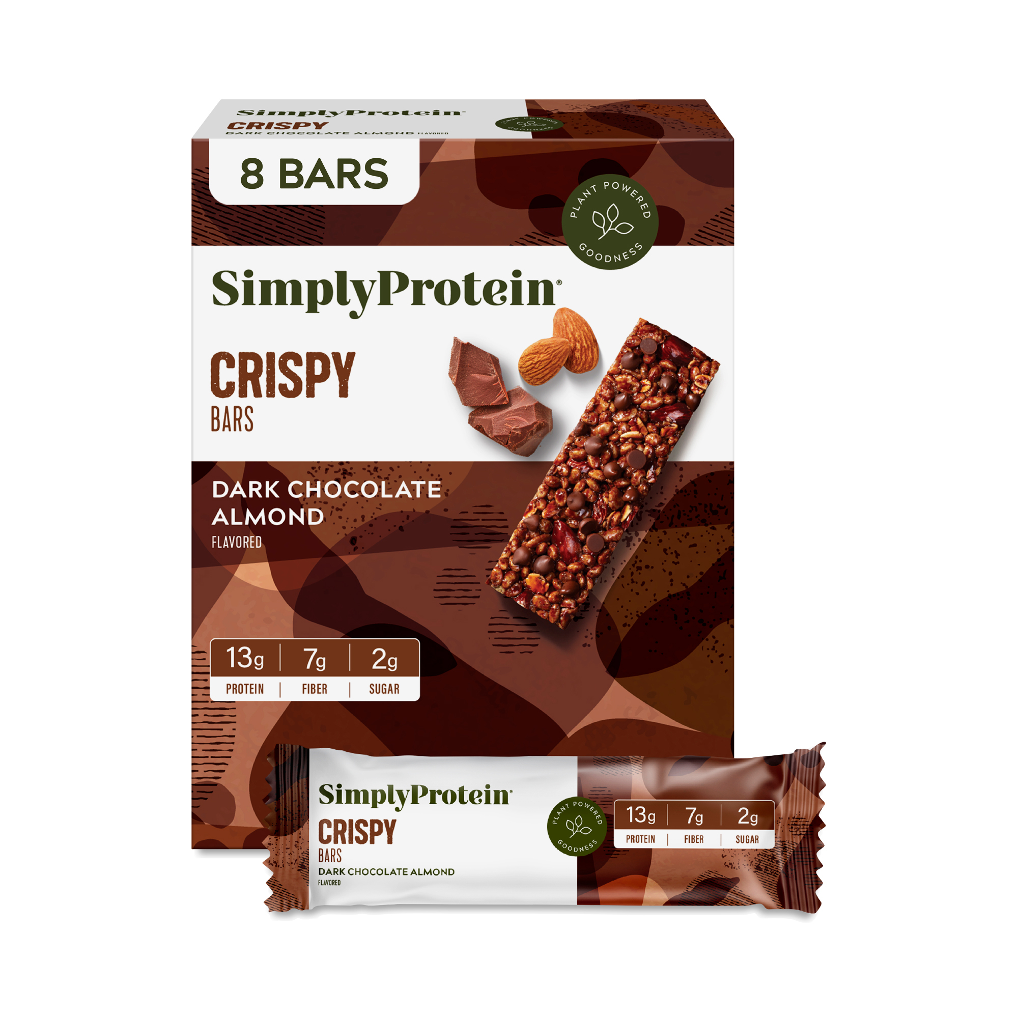 Simply Protein Snack Bars, Dark Chocolate Almond | Thrive Market
